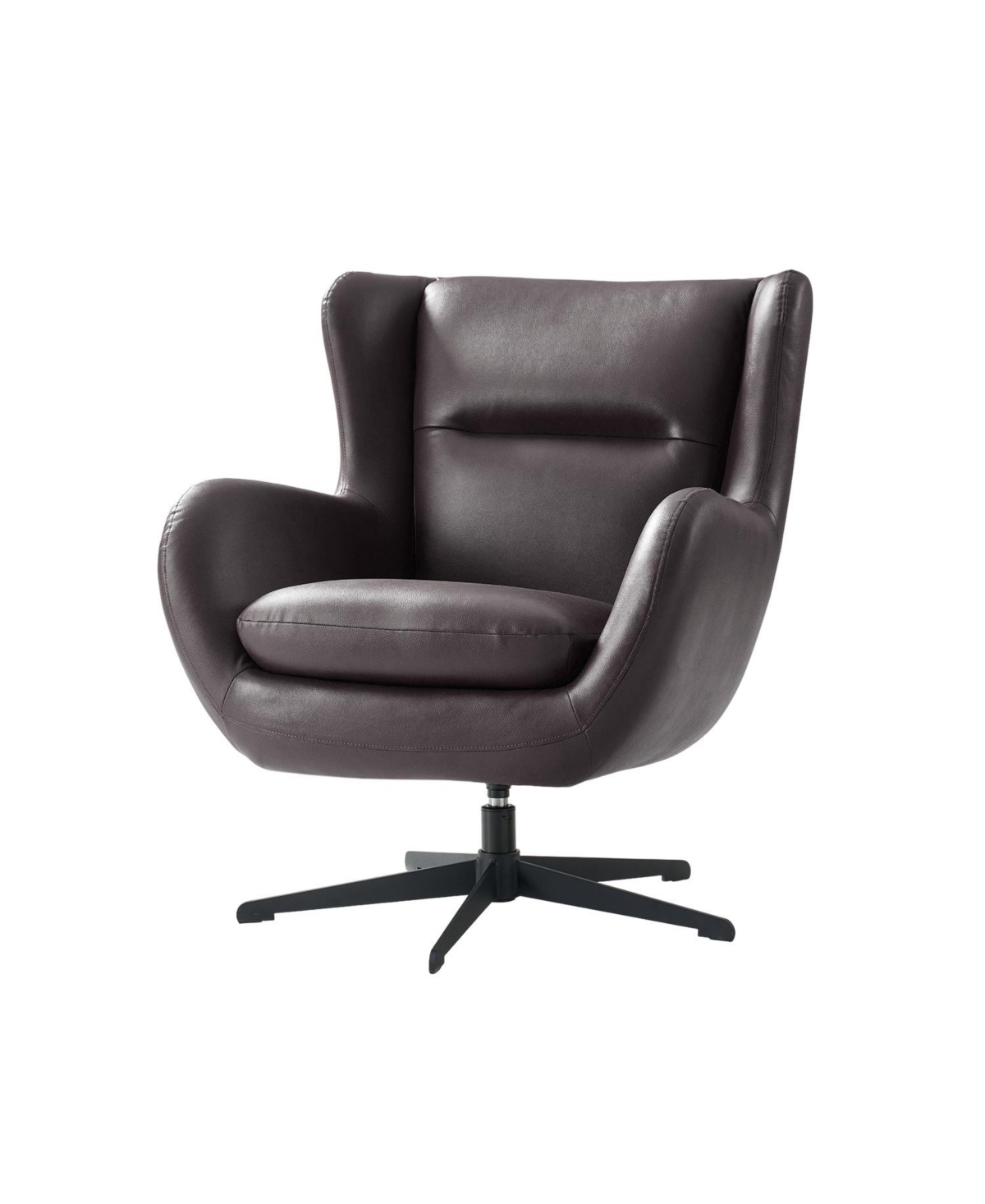 Click here for Hulala Home Quill Modern Faux Leather Swivel Arm C... prices