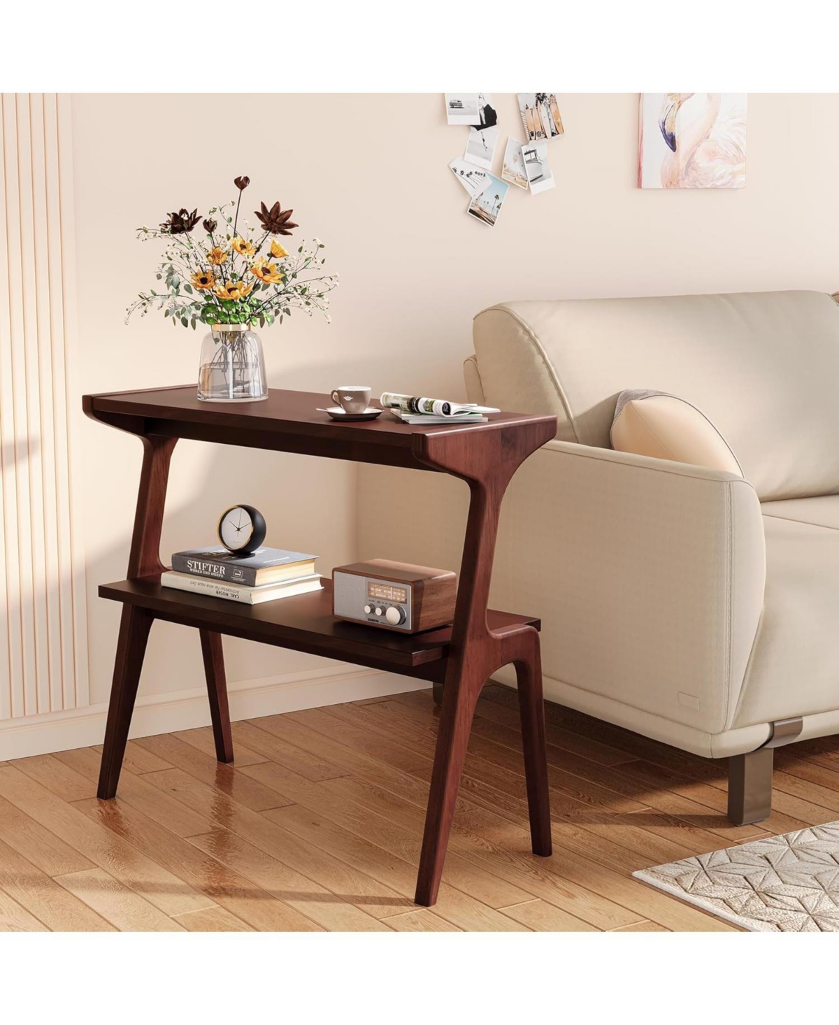 Click here for Tribesigns Solid Wood End Table  2-Tier Side Table... prices