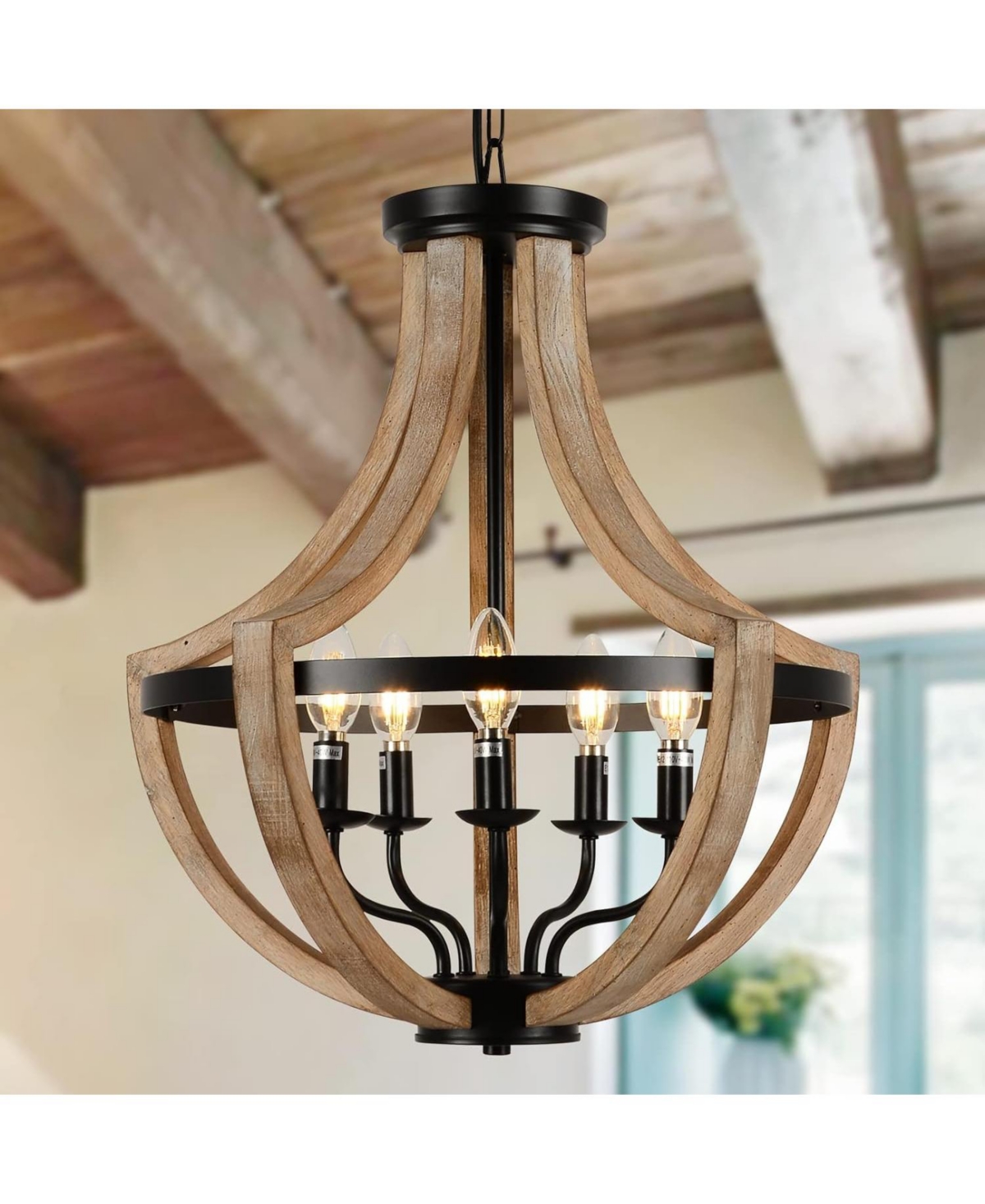 Click here for Midola 19 Farmhouse Chandelier Light Fixtures  5-L... prices