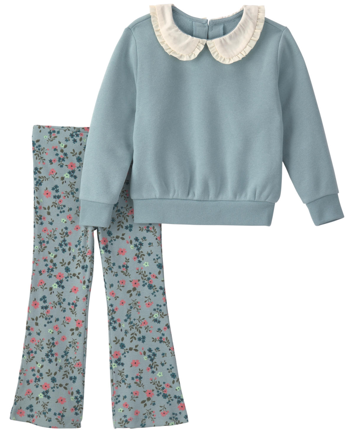 Click here for Carters Baby Girls Long-Sleeve Top and Pants  2-Pi... prices