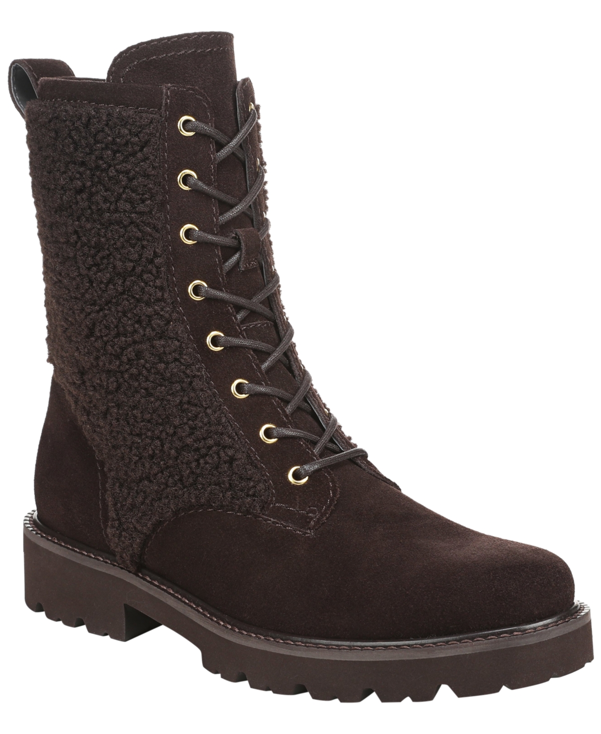 Click here for Franco Sarto Womens Lace-Up Platform Booties - Hic... prices