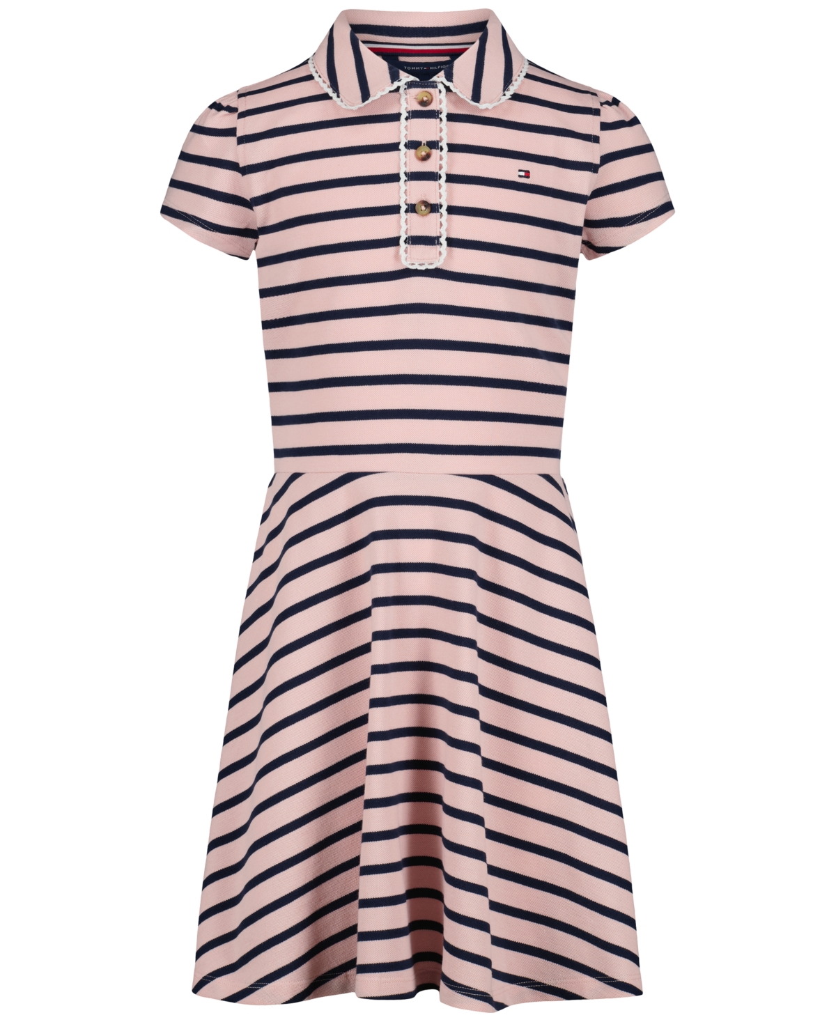 Click here for Tommy Hilfiger Girls 7-16 Striped Polo Collar Dres... prices