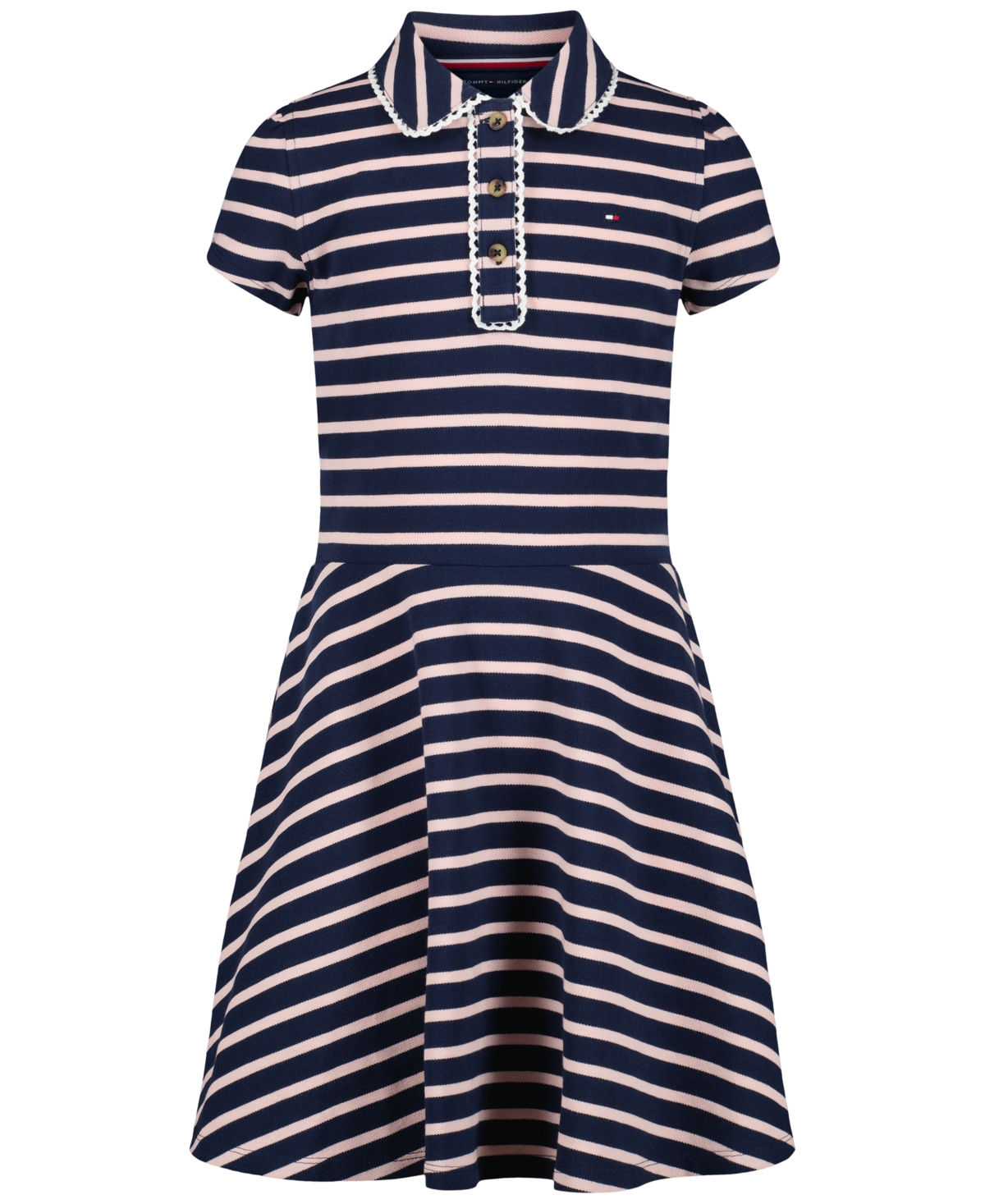 Click here for Tommy Hilfiger Girls 7-16 Striped Polo Collar Dres... prices