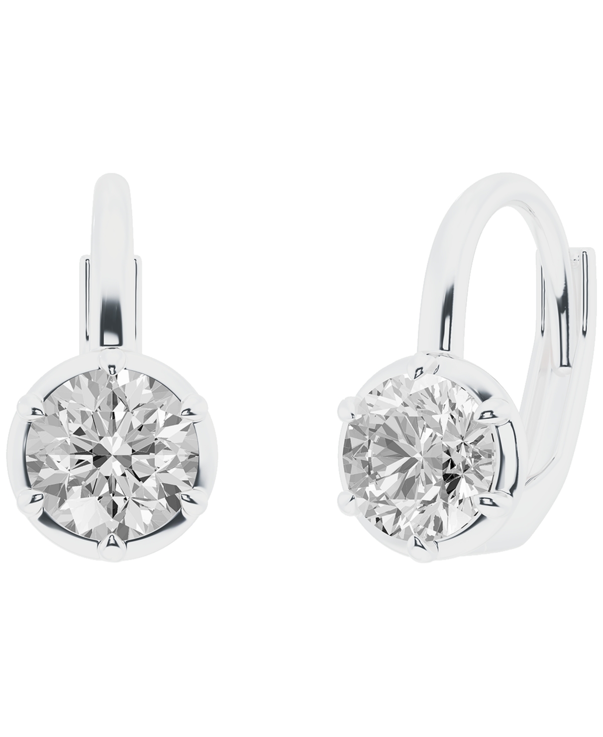 Click here for Macys Lab-Grown Diamond Earrings (1-1/2 ct. t.w.)... prices