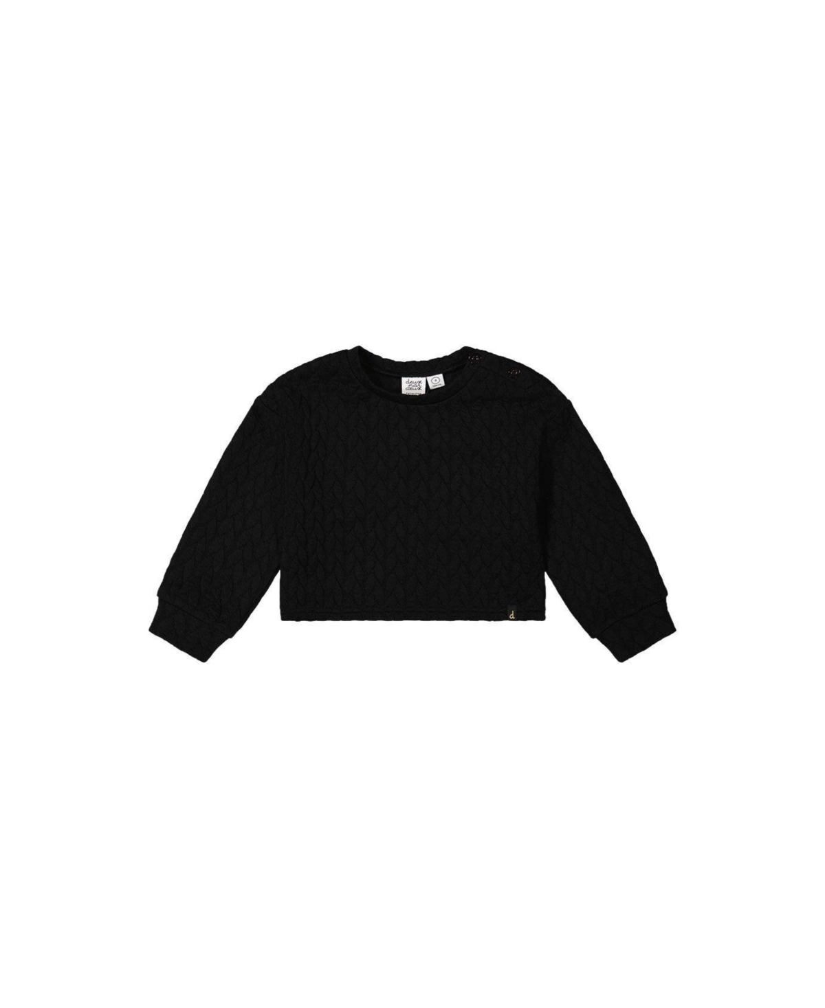 Click here for Deux par Deux Girls (6-14) Jacquard Sweatshirt - B... prices