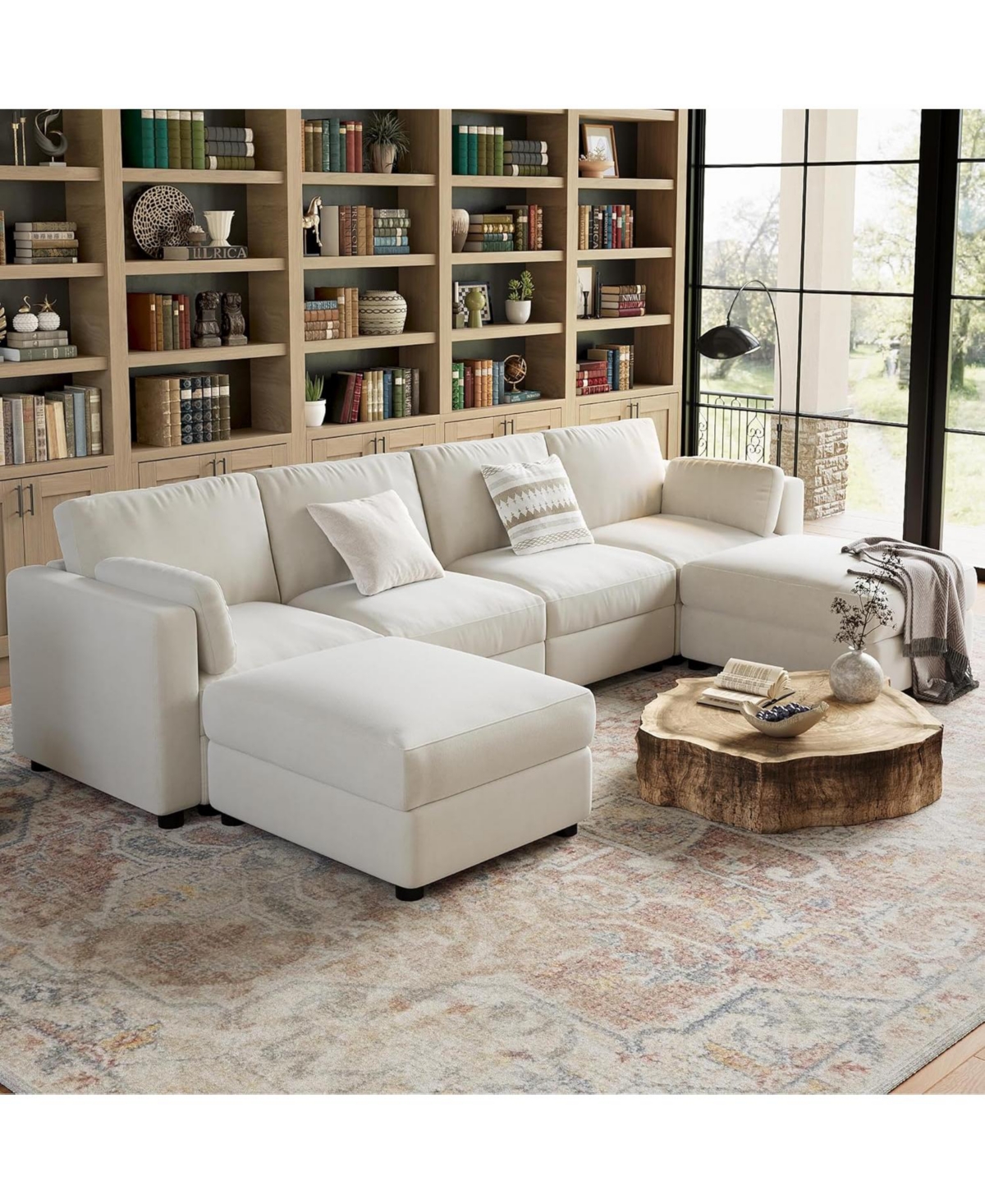 Click here for gaomon 135.5 Modular Sectional Sofa  6 Seater Sect... prices