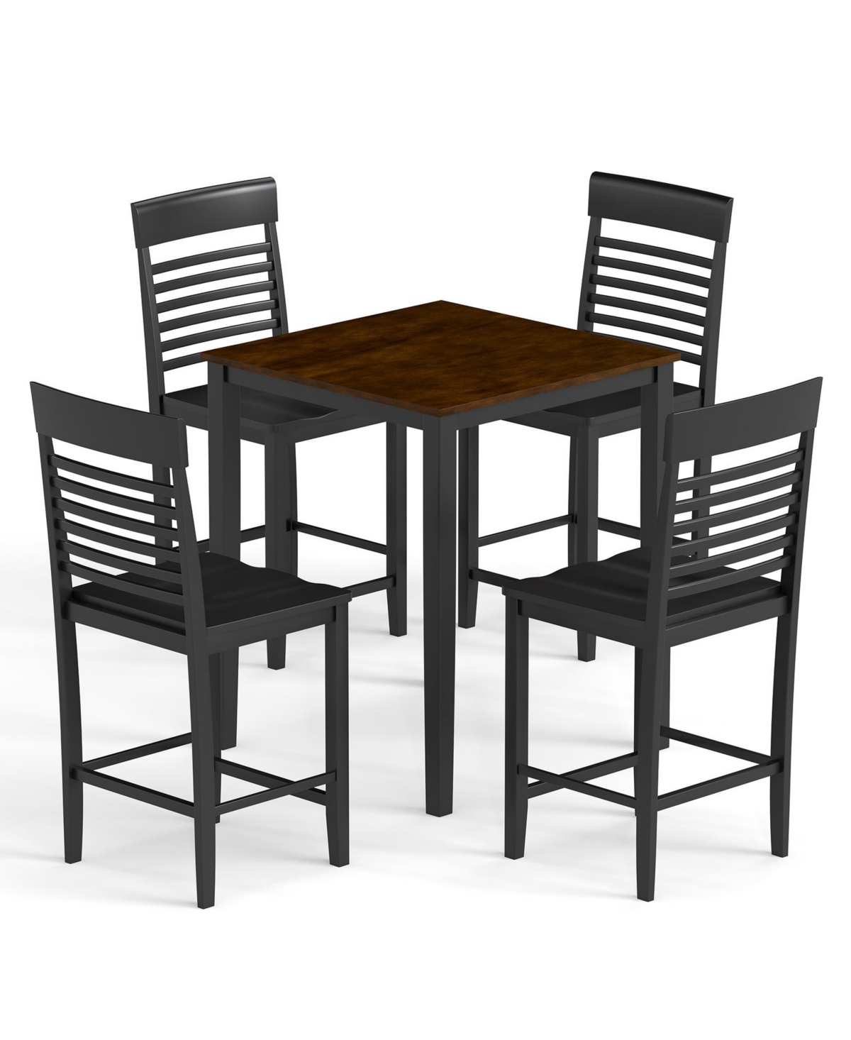 Click here for Slickblue 5-Piece Counter Height Kitchen Table Set... prices