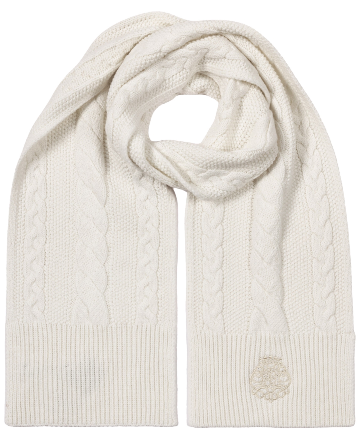 Click here for Lauren Ralph Lauren Direct Embroidery Cable Scarf... prices