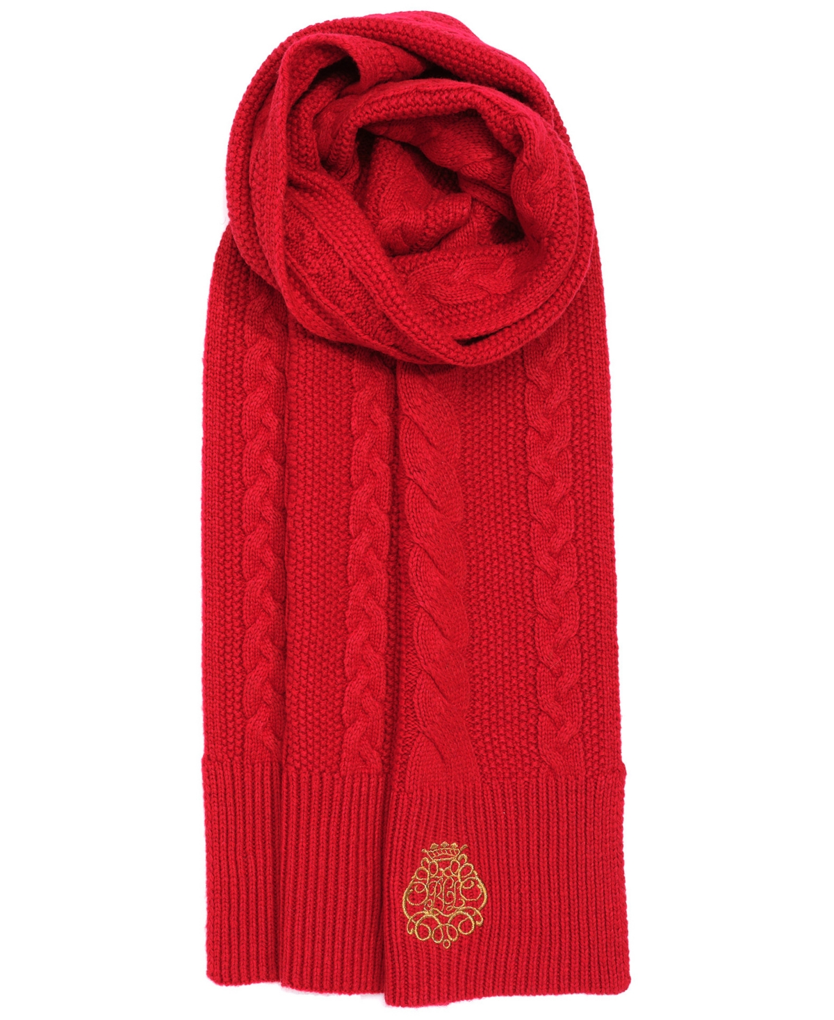 Click here for Lauren Ralph Lauren Direct Embroidery Cable Scarf... prices