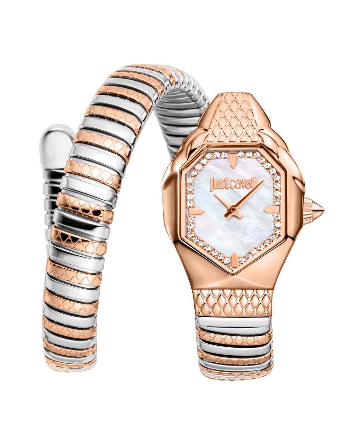 Click here for Just Cavalli Womens Aria Quartz Two Tone Stainless... prices