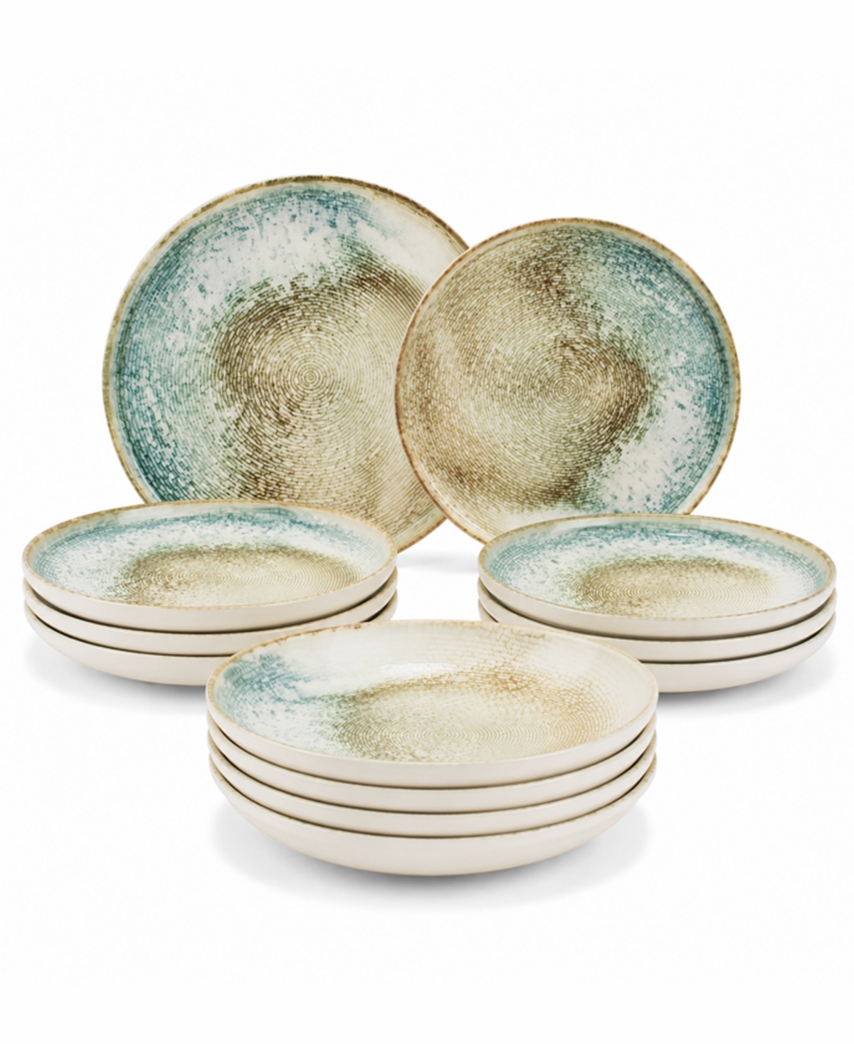 Click here for French Home Sea Sand 12-Piece Dinnerware Set  Serv... prices