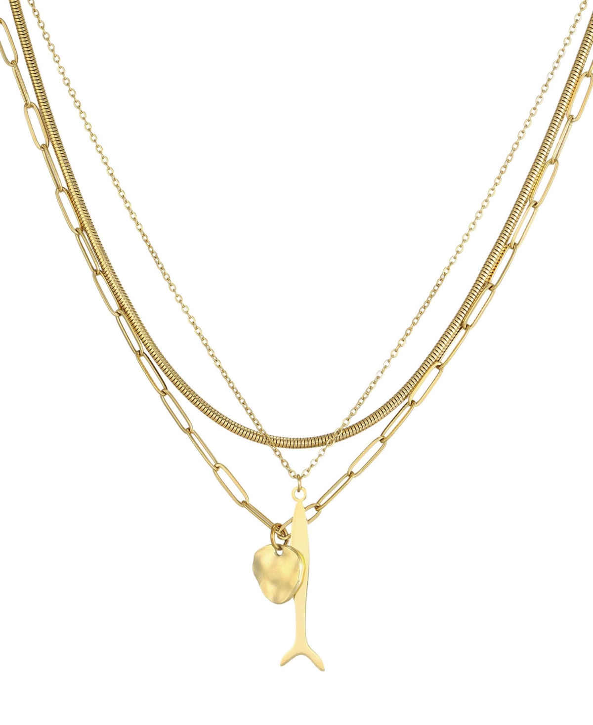 Click here for Adornia Tarnish Resistant Gold Layered Connected S... prices