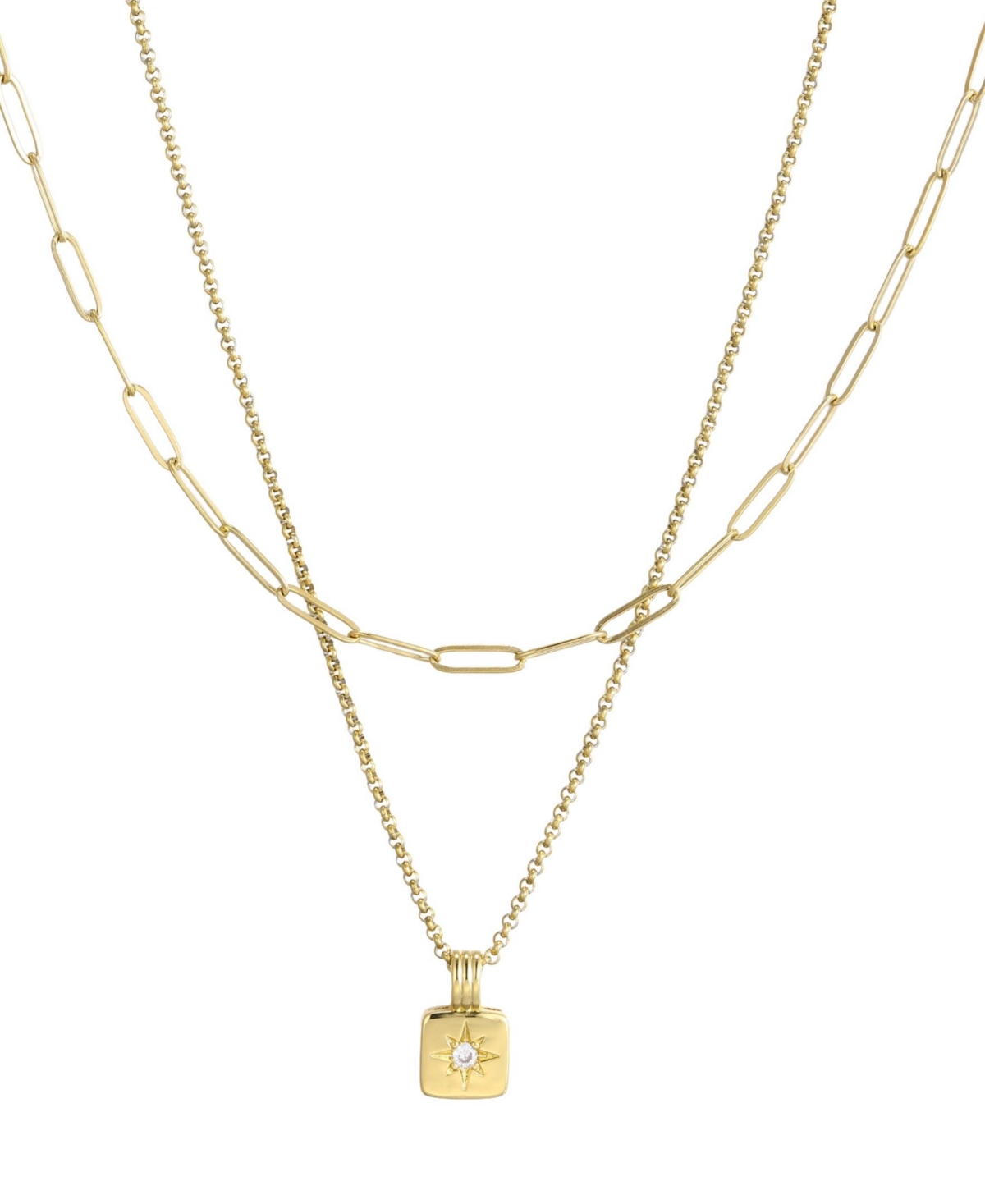 Click here for Adornia Gold-Plated Set of 2 Necklace - Gold prices