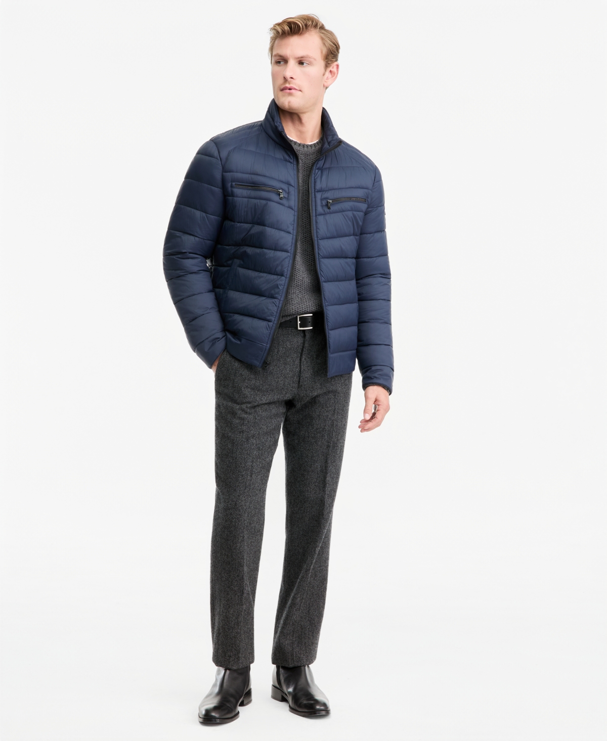 Click here for Michael Kors Mens Quilted Full-Zip Puffer Jacket -... prices