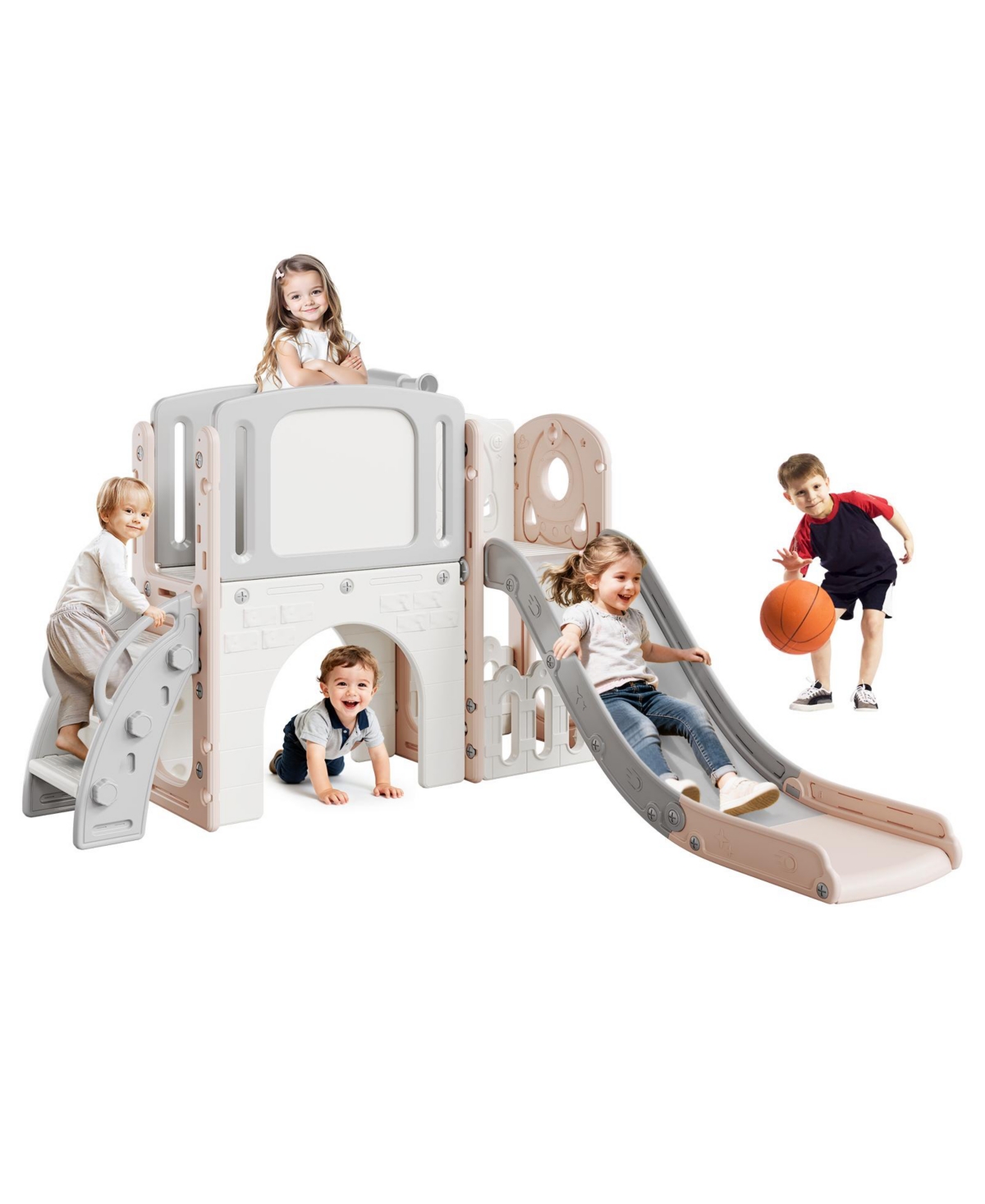 Click here for homfan 8 in 1 Toddler Play Tunnel and Climber Set... prices
