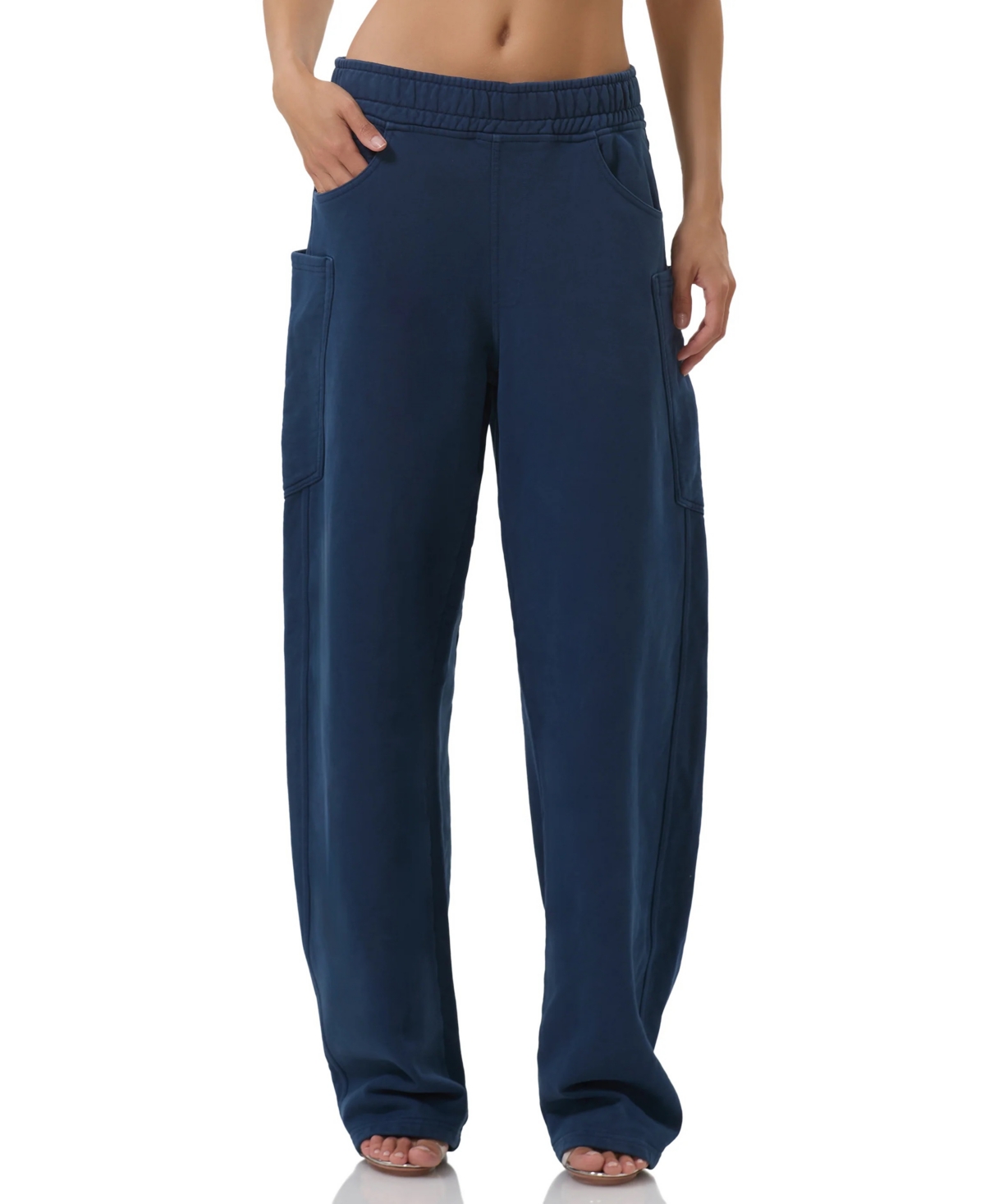 Click here for Afrm Womens Ryan Barrel-Leg Sweatpants - Midnight prices
