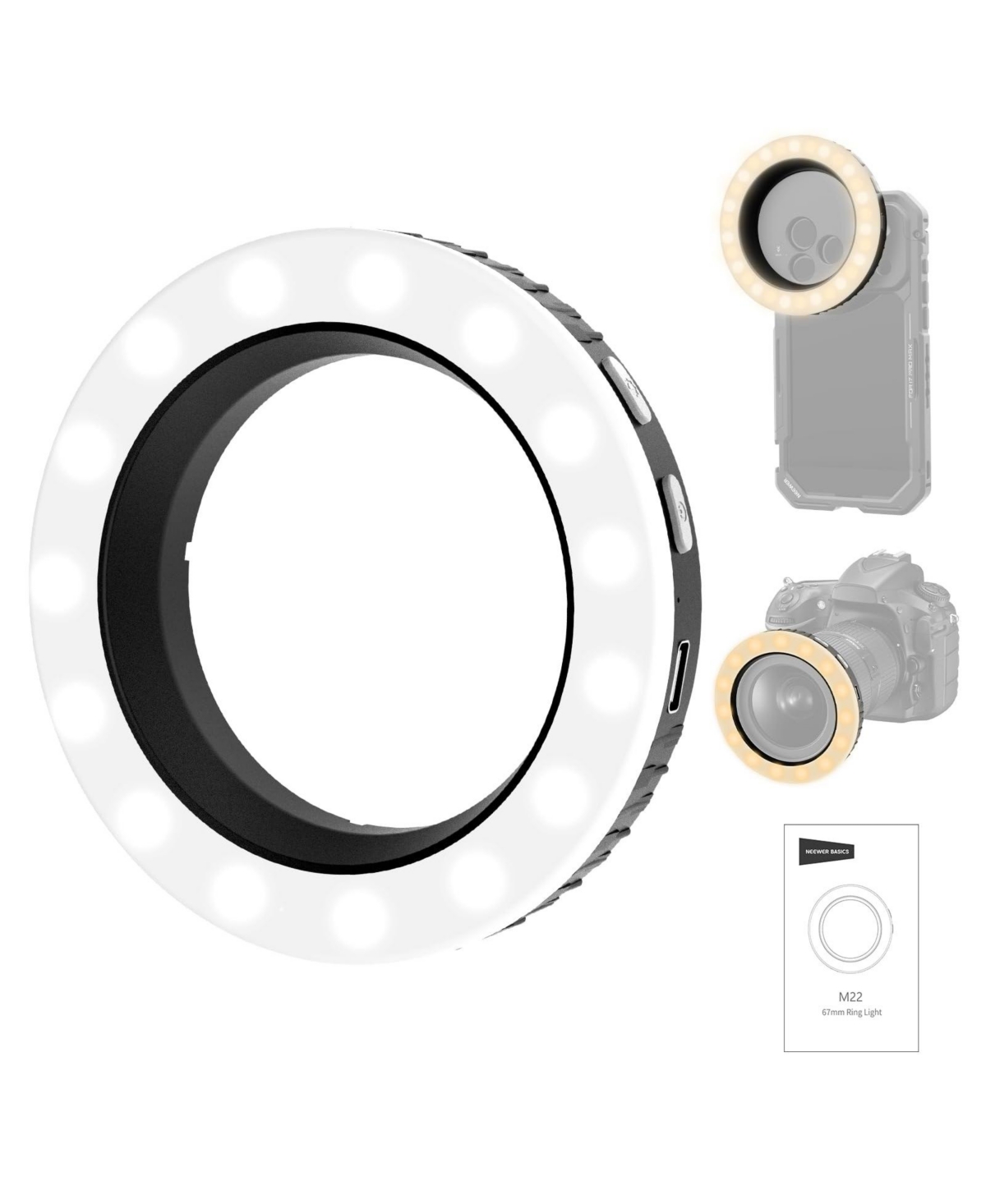 Click here for Neewer M22 Ring Light with CRI95 Plus  Bi Color prices
