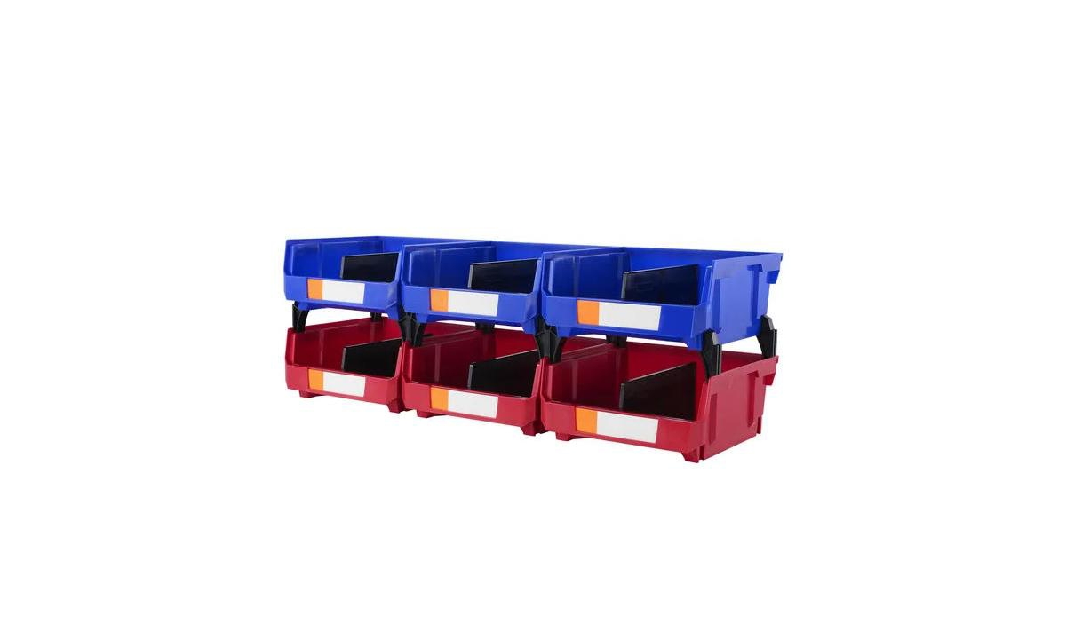 Click here for Viyet 6-Pack Stackable Storage Bins - Modular Plas... prices