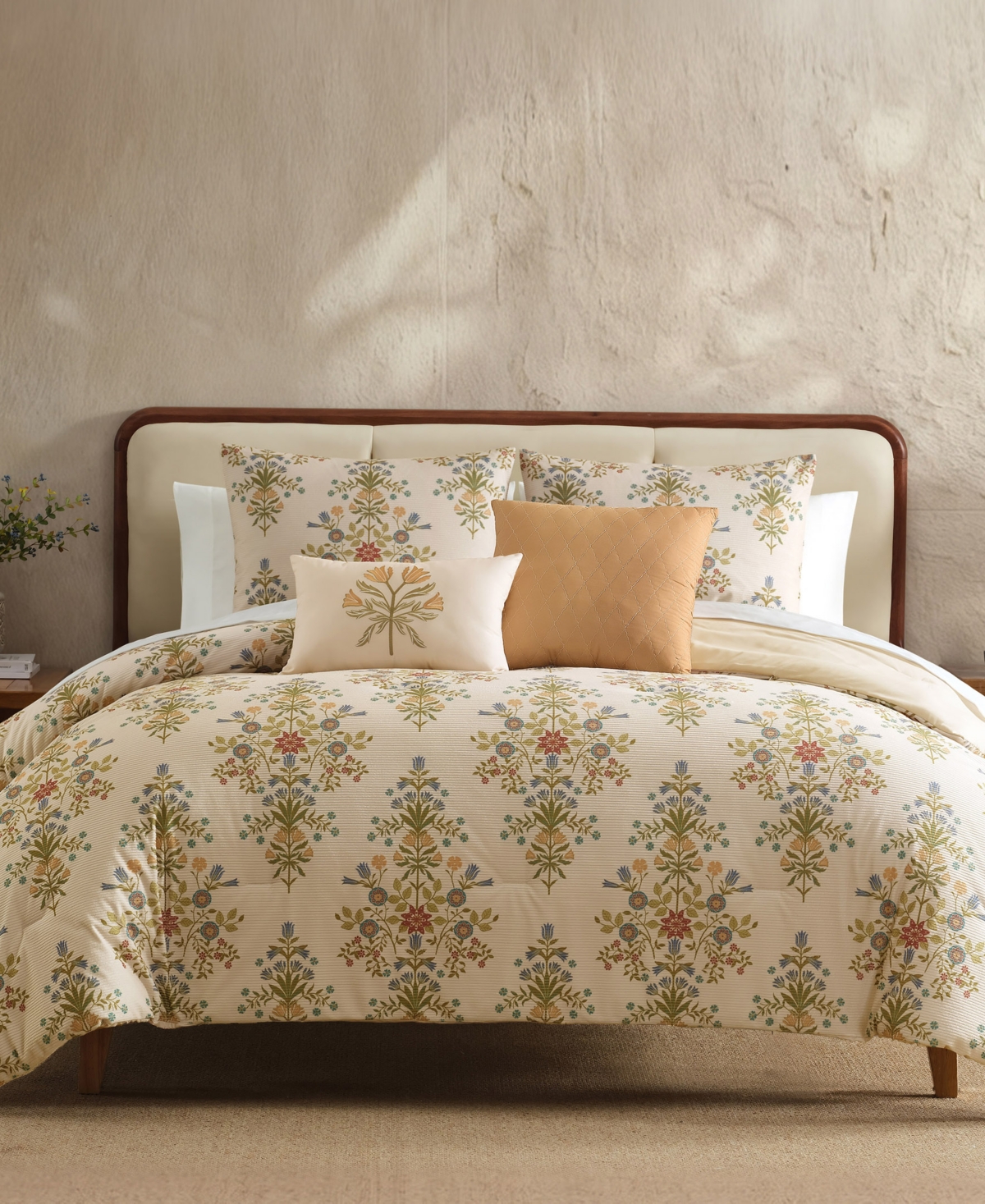 Click here for Elin Damask 9-Piece Comforter Set  King - Terracot... prices