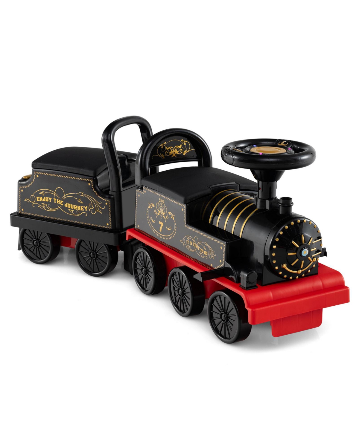 Click here for Slickblue Kids Ride On Train 6V 2 Seater Carriage... prices