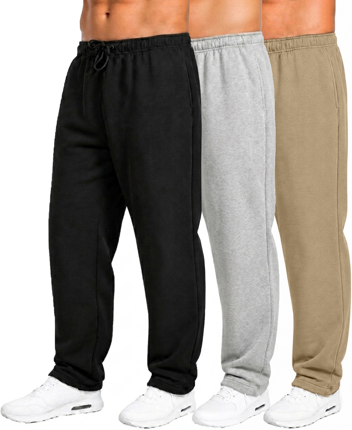 Click here for Q-Active Mens Classic Fleece Sweatpants  3-Pack -... prices