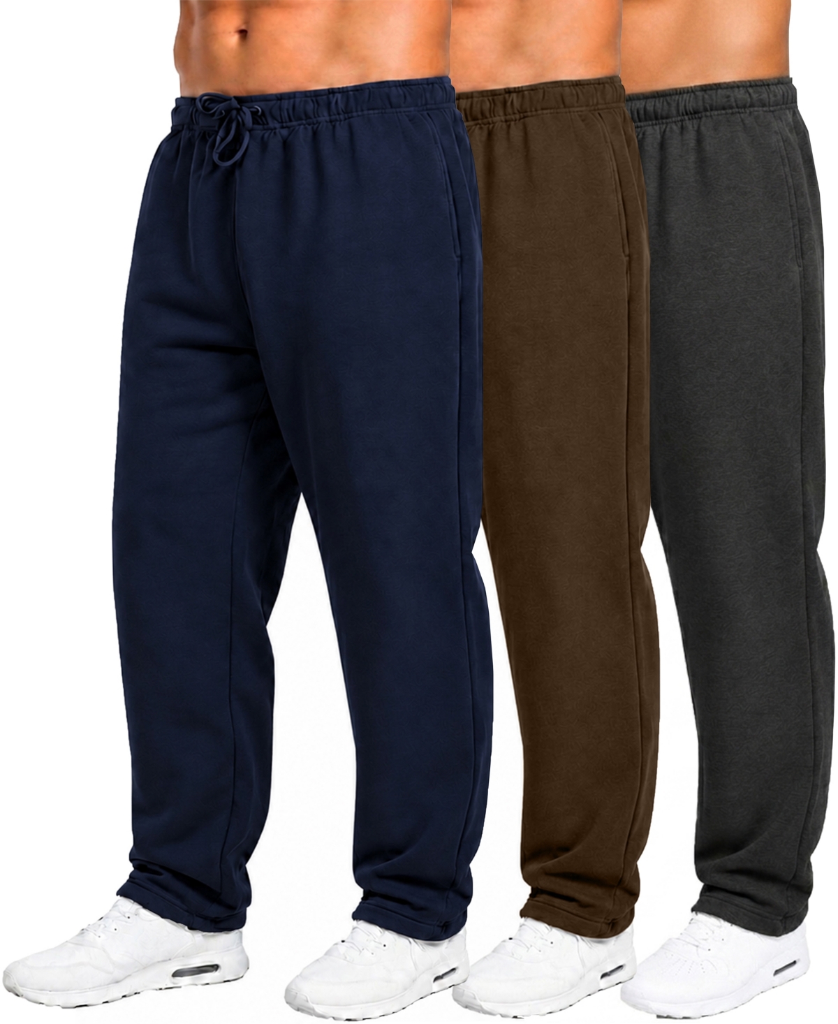 Click here for Q-Active Mens Classic Fleece Sweatpants  3-Pack -... prices