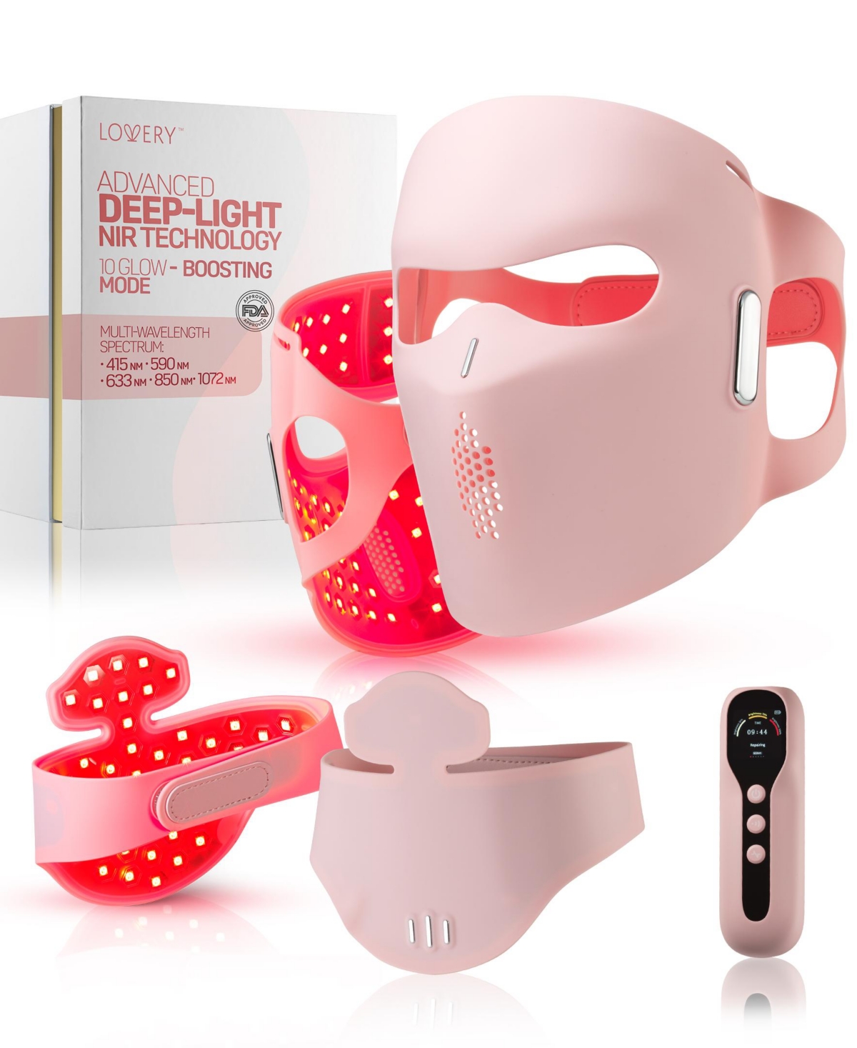 Click here for Lovery 4D Led Light Therapy Face and Neck Set with... prices