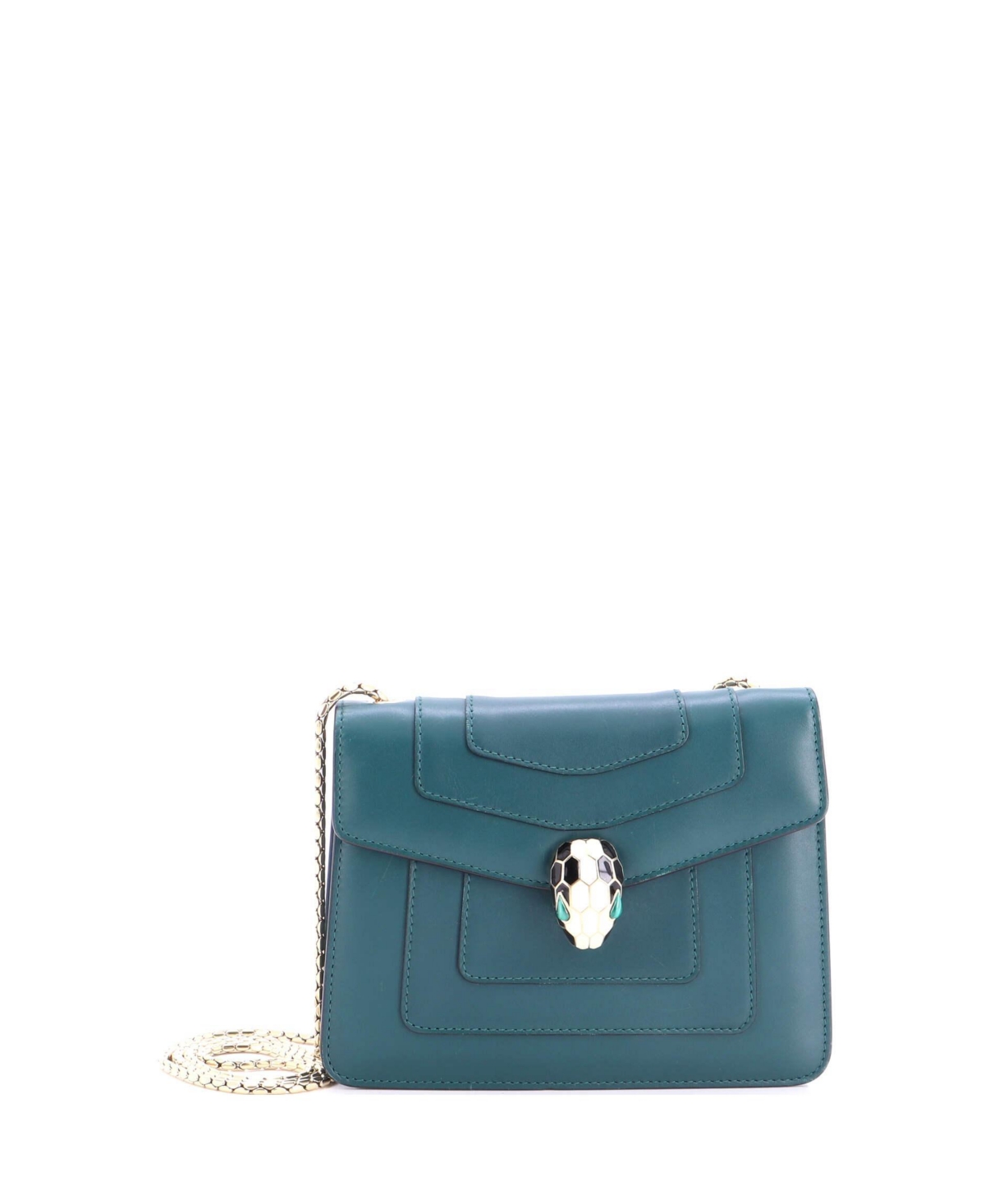 Click here for Pre-Owned Bvlgari Small Serpenti Forever Square Sh... prices