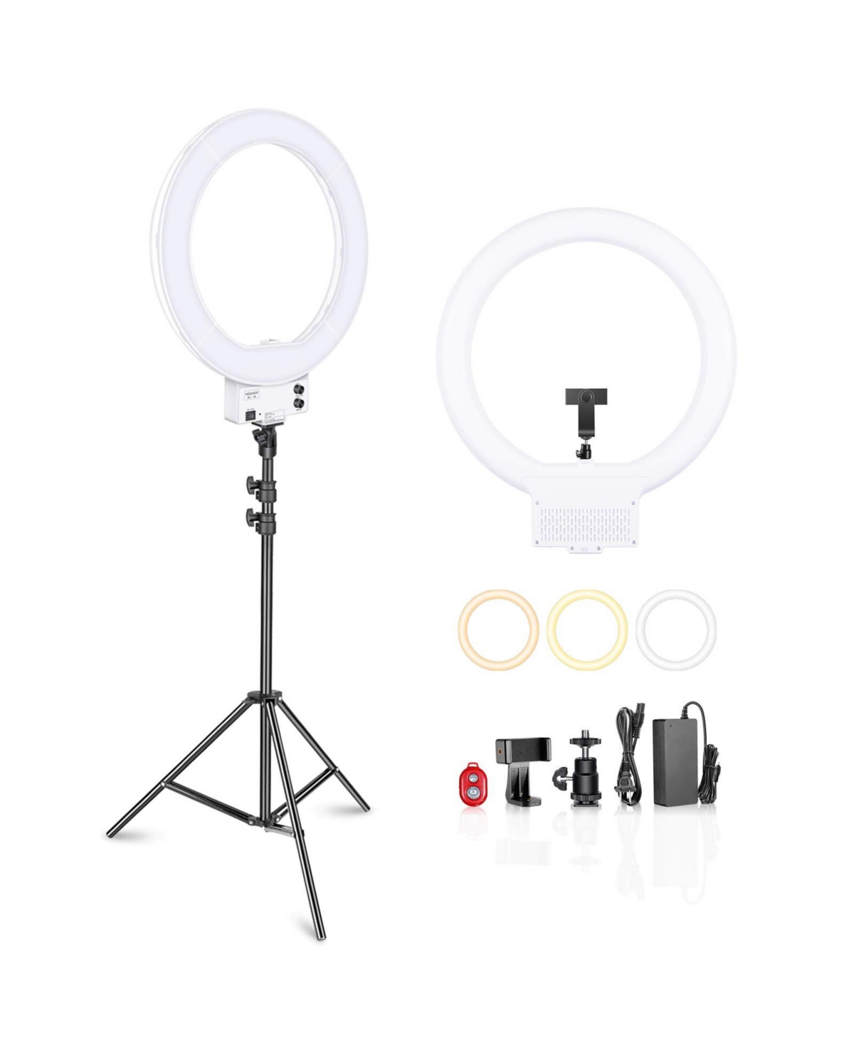 Click here for Neewer Rl-18 Ring Light with 18 Inch  55W for sele... prices