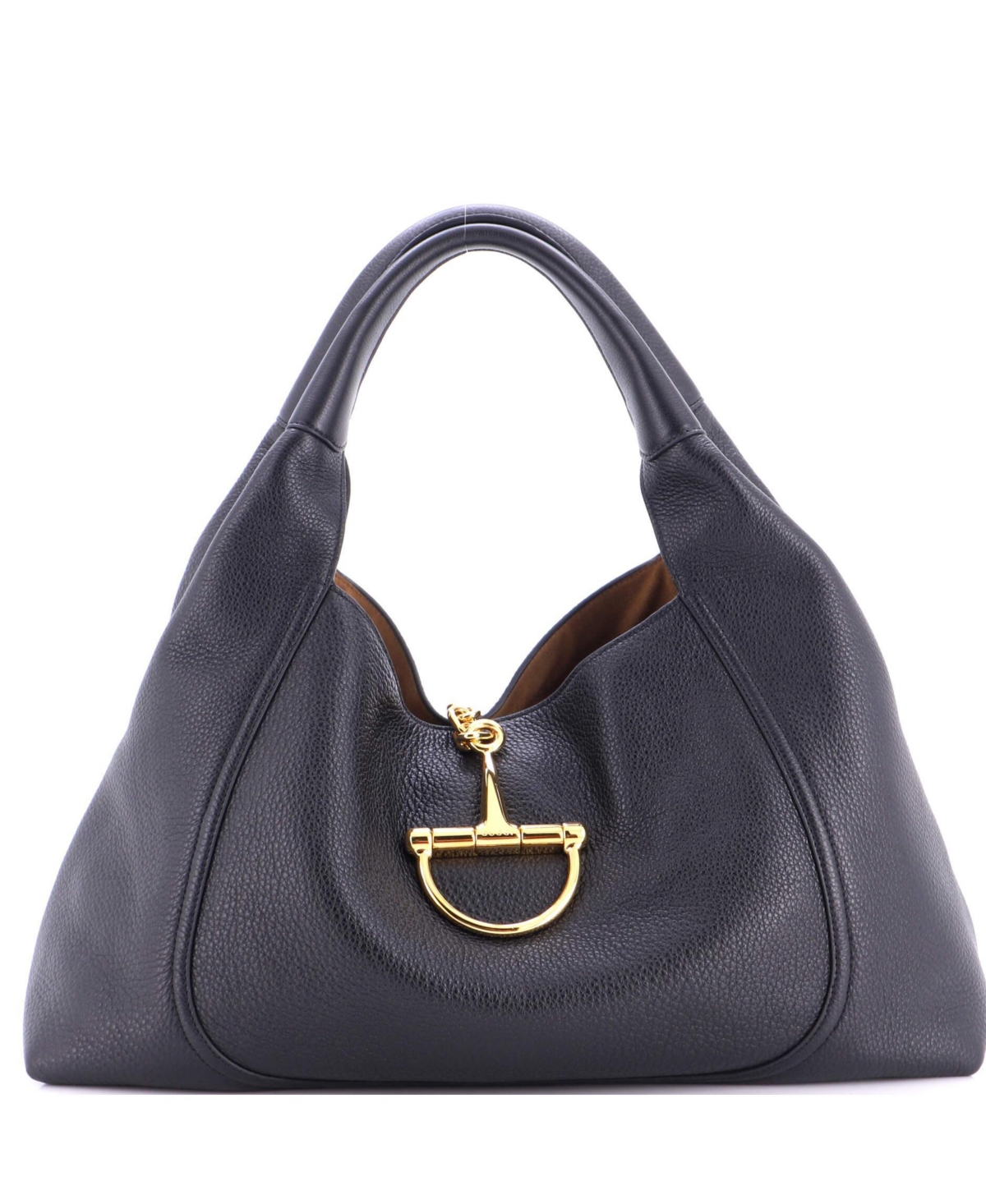 Click here for Pre-Owned Gucci Maxi Softbit Hobo Leather - Black prices