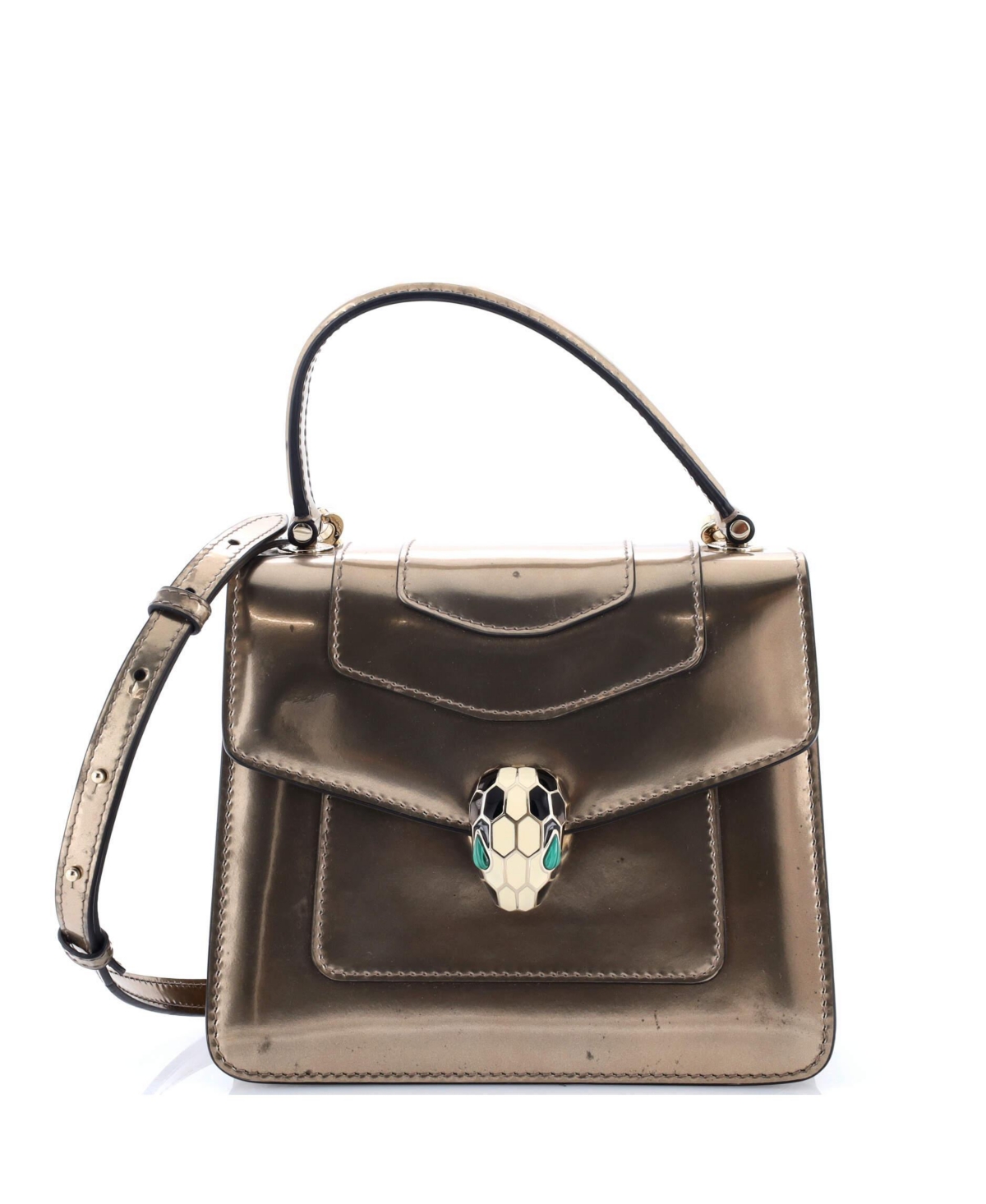 Click here for Pre-Owned Bvlgari Small Serpenti Top Handle Bag Pa... prices