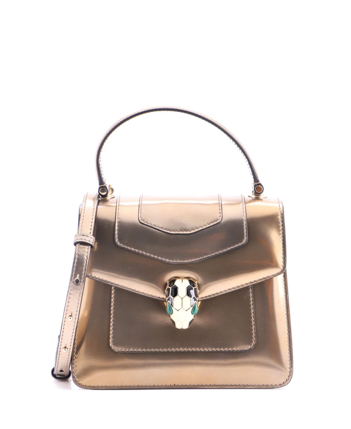 Click here for Pre-Owned Bvlgari Small Serpenti Top Handle Bag Pa... prices