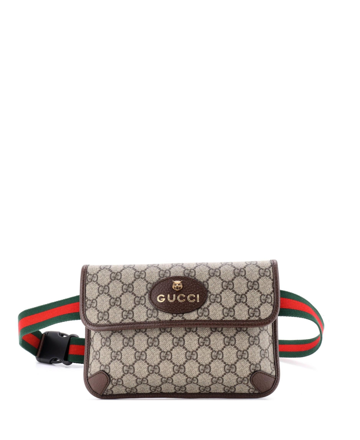 Click here for Pre-Owned Gucci Neo Vintage Flap Belt Bag Gg Coate... prices