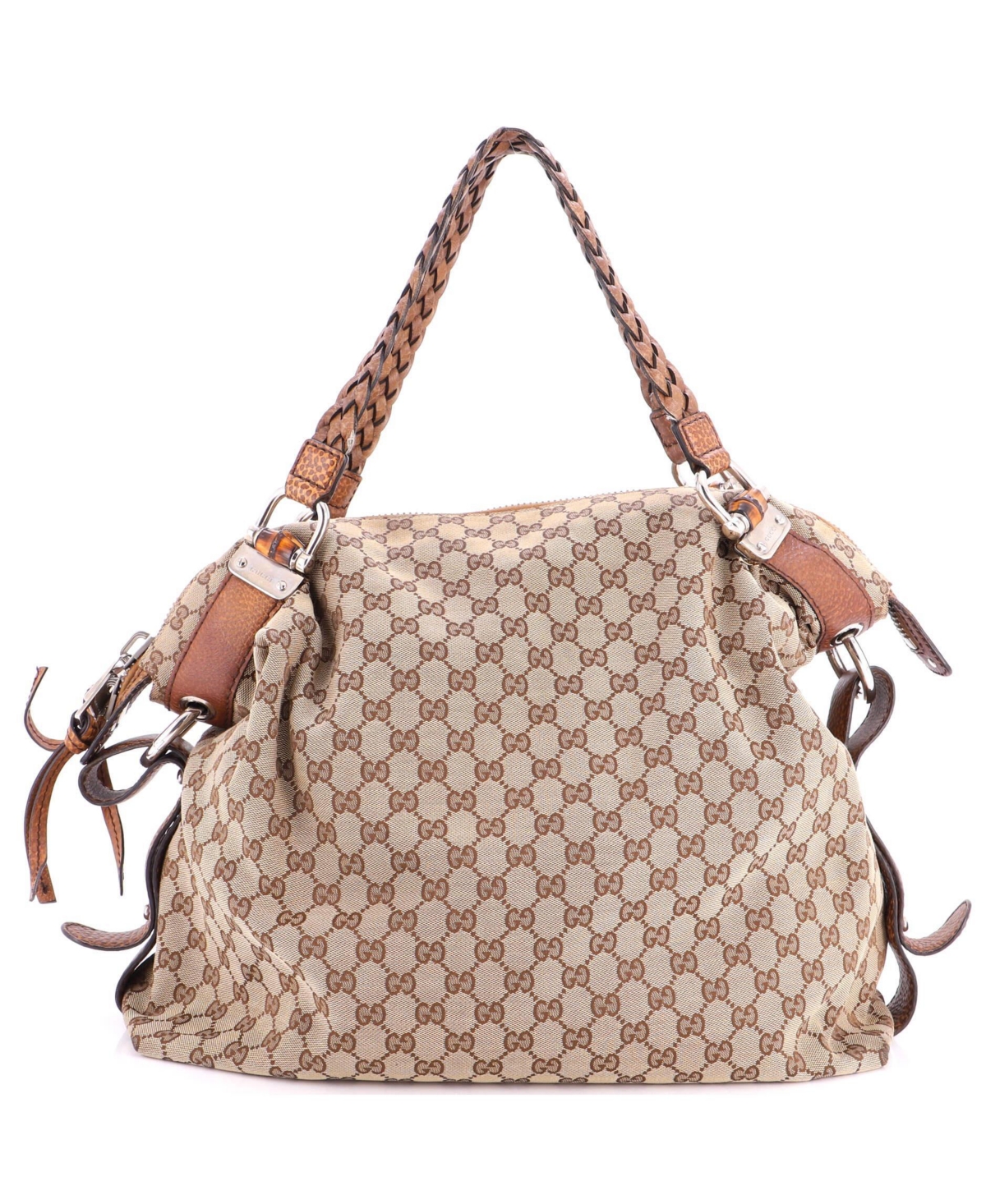 Click here for Pre-Owned Gucci Large Bamboo Bar Shoulder Bag Gg C... prices