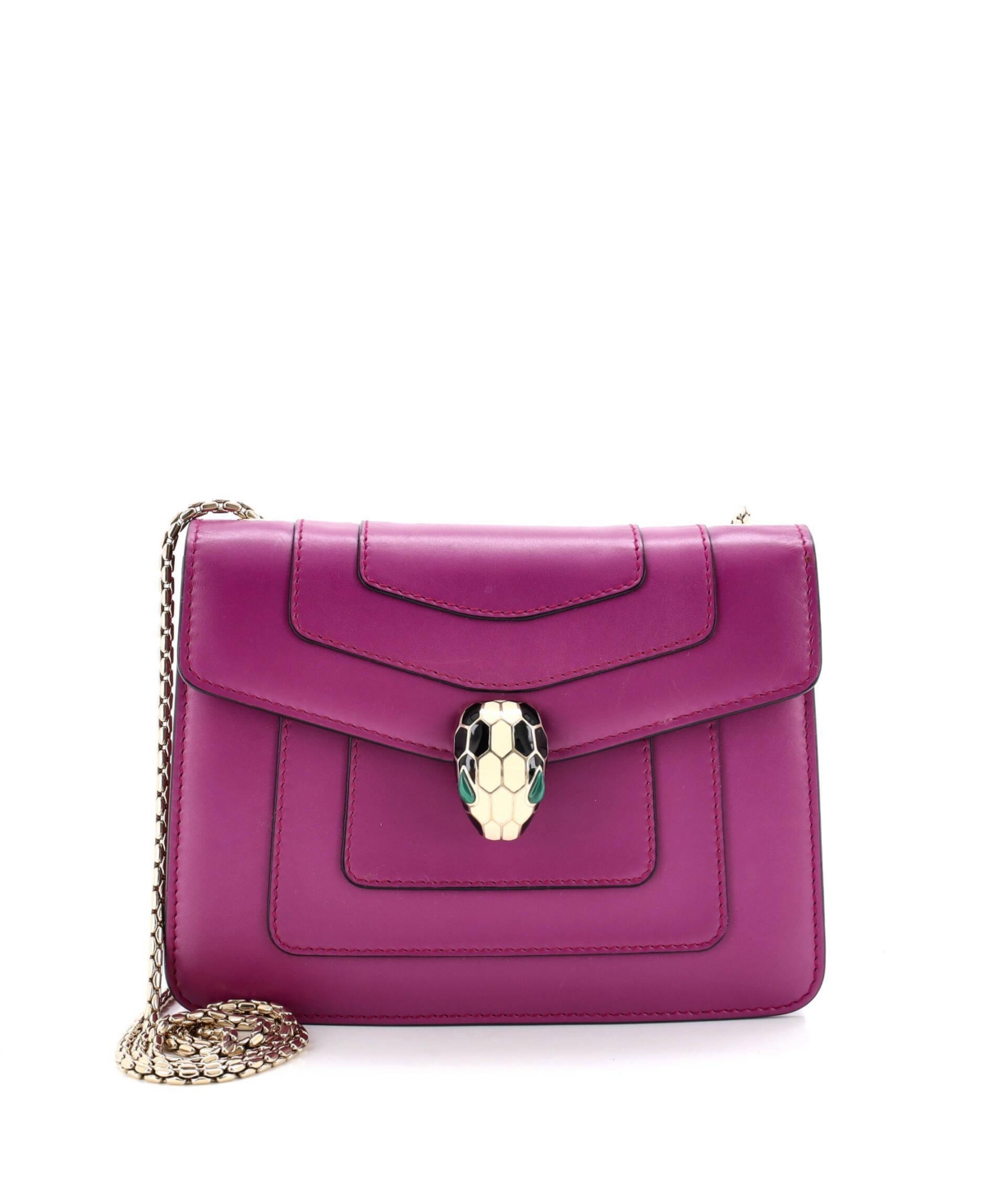 Click here for Pre-Owned Bvlgari Small Serpenti Forever Square Sh... prices