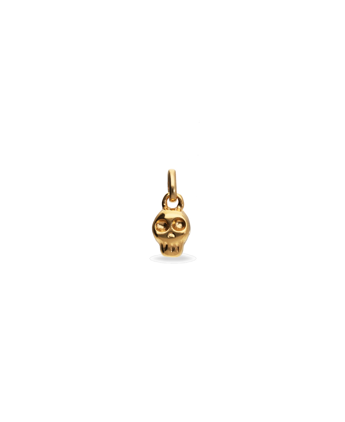 Click here for UNODE50 Charm in the shape of a skull - Gold prices