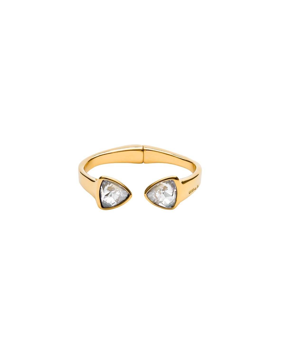 Click here for UNODE50 Bracelet with two green faceted crystals -... prices