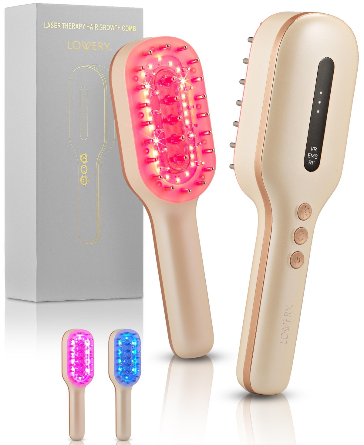 Click here for Lovery Laser Therapy Hair Growth Comb - Ems  Vibra... prices