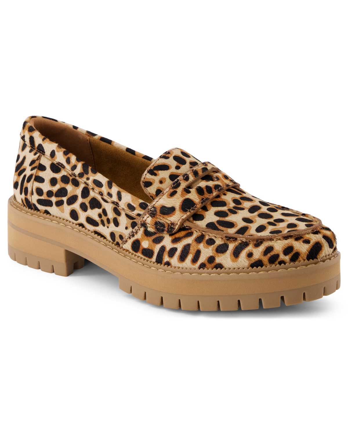 Click here for Toms Womens Cara Slip-On Loafers - Brown Sugar Leo... prices