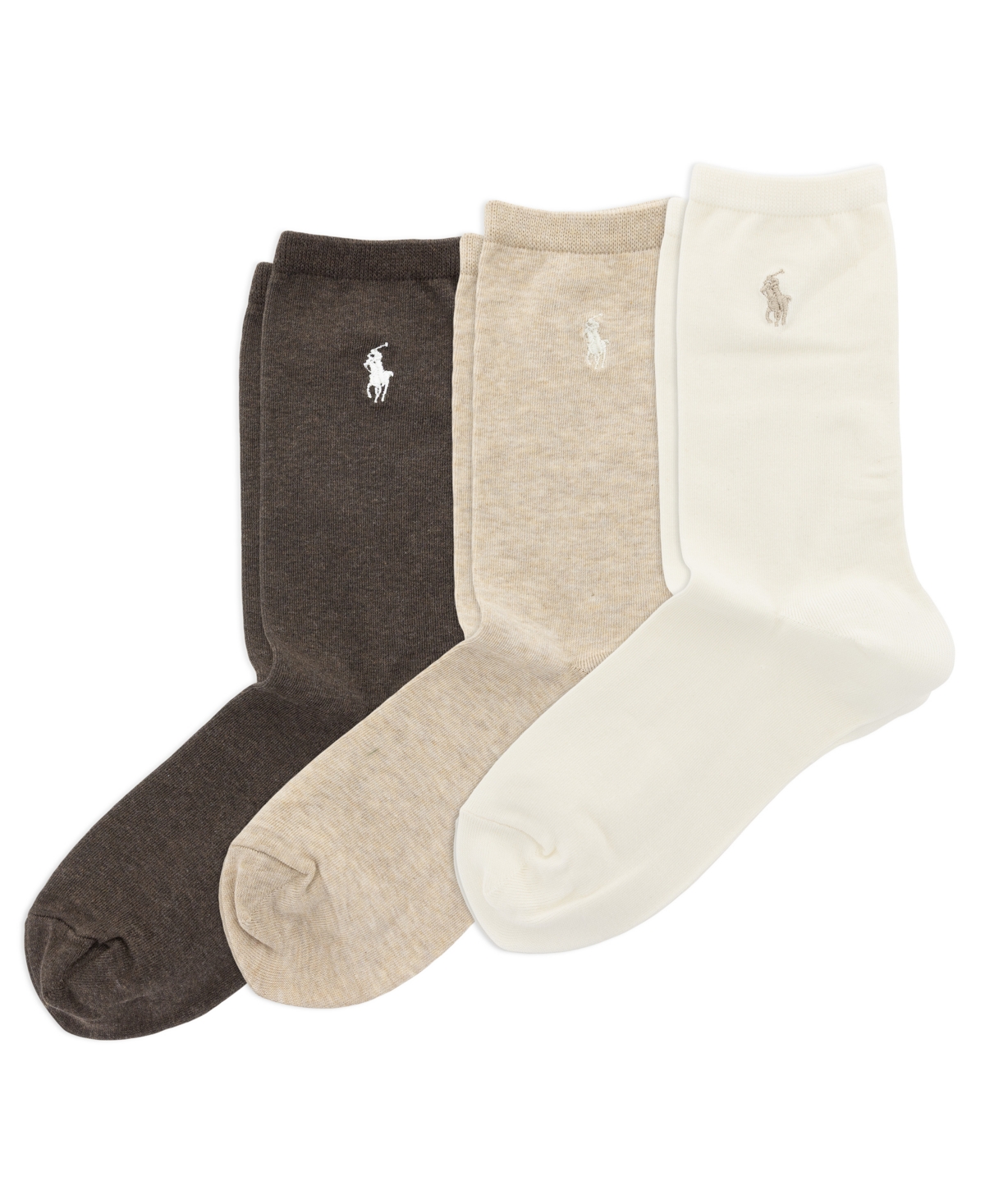 Click here for Polo Ralph Lauren Womens Flat Knit Crew Solid Sock... prices