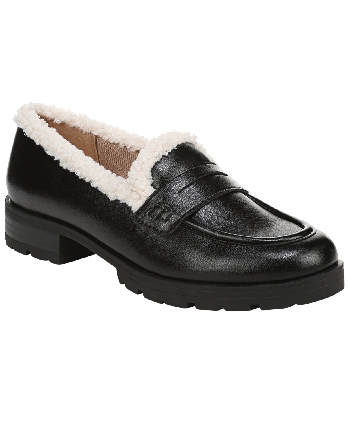 Click here for LifeStride Womens London Cozy Slip-On Loafers - Bl... prices