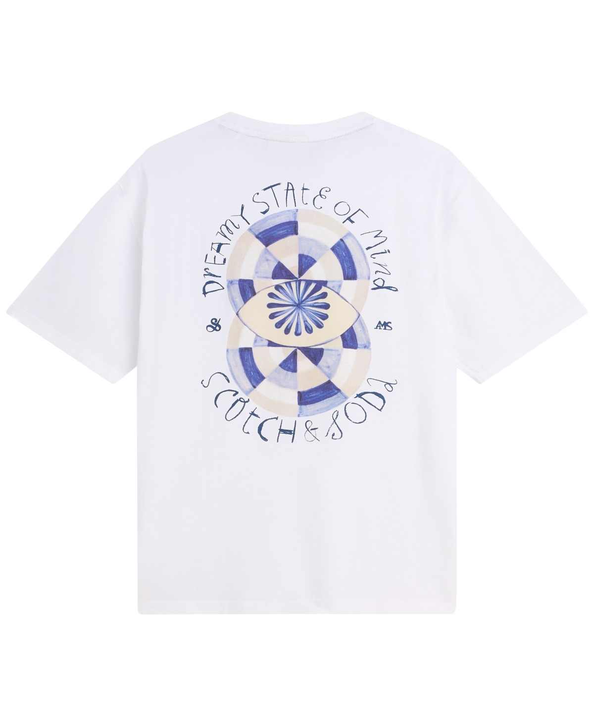 Click here for Scotch & Soda Mens Artwork Relaxed-Fit T-Shirt - B... prices