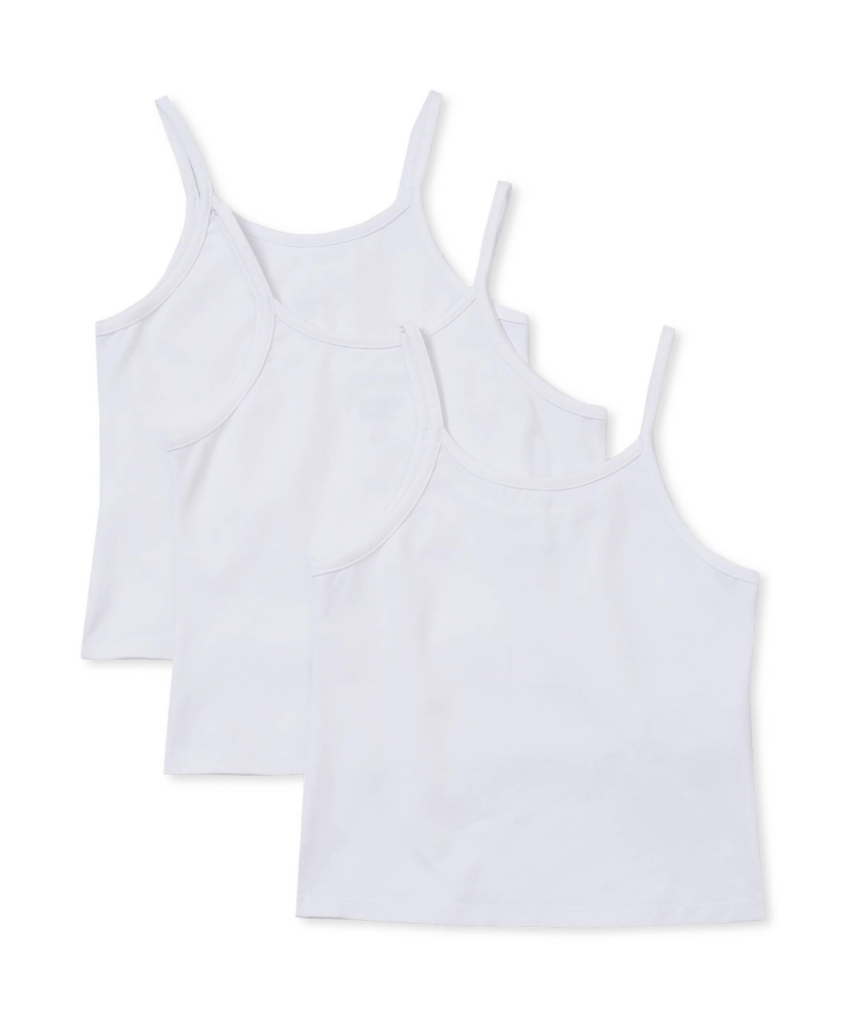 Click here for Lands End Girls Cami Tops 3 Pack - White prices