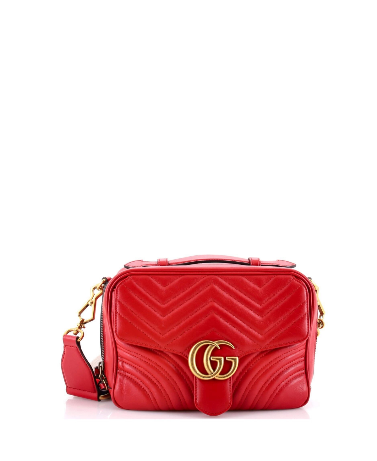 Click here for Pre-Owned Gucci Small Gg Marmont Zip Around Camera... prices