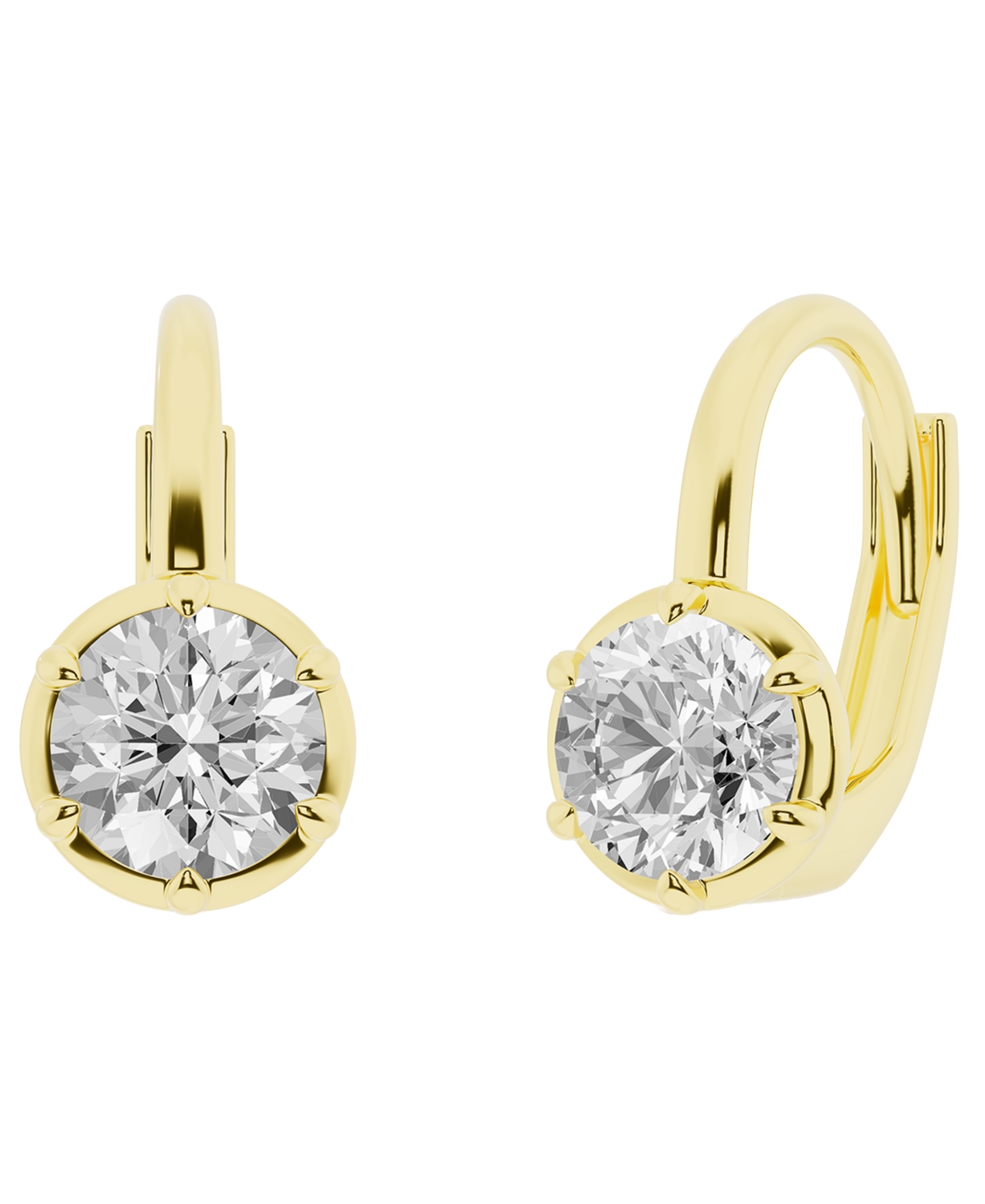 Click here for Macys Lab-Grown Diamond Earrings (1-1/2 ct. t.w.)... prices