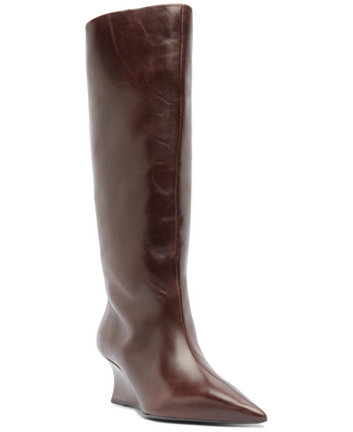 Click here for Arezzo Womens Courtney Wedge Tall Boots - New Coco... prices
