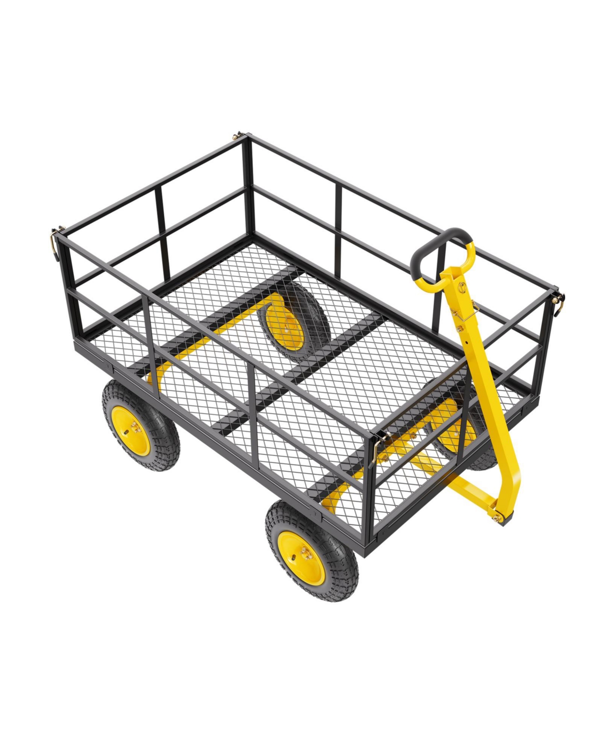Click here for Vevor Steel Garden Cart 1400lb Capacity Heavy Duty... prices