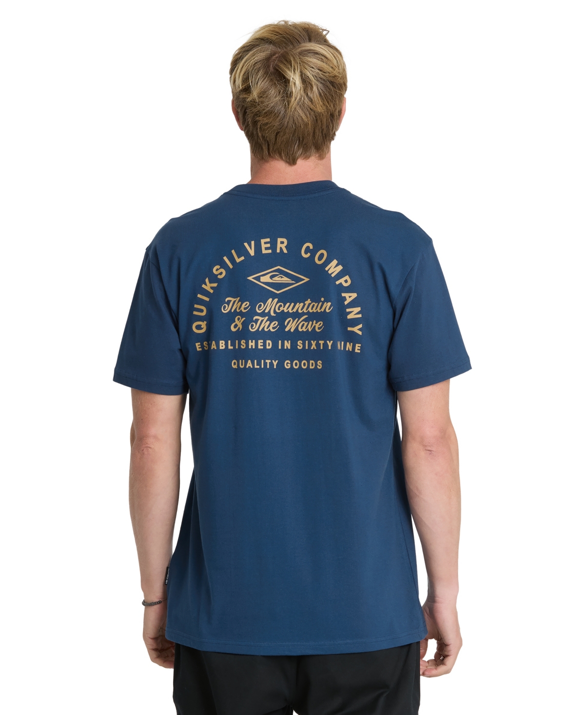 Click here for Quiksilver Mens Garage Days Crewneck T-Shirt - Dar... prices