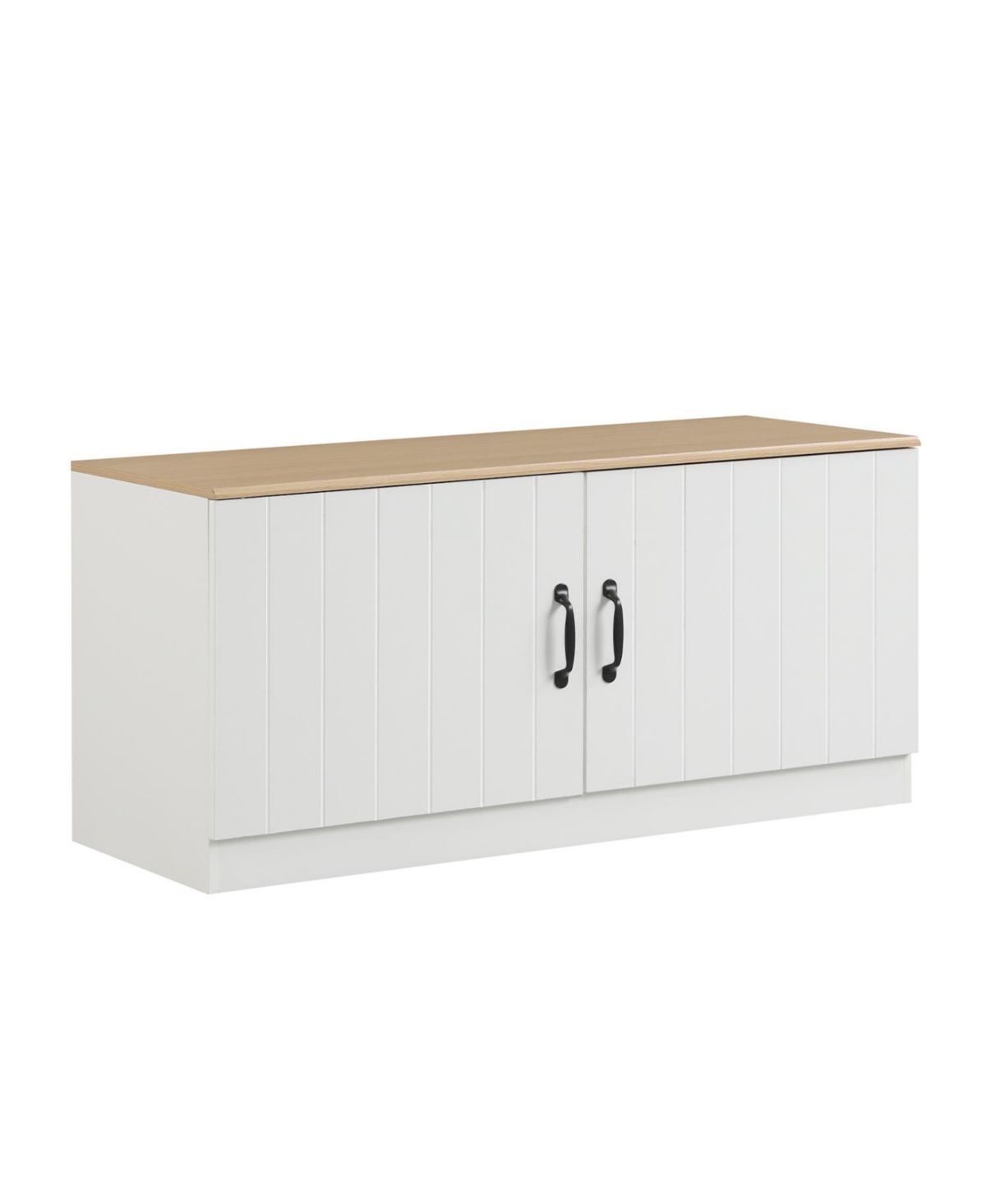 Click here for Slickblue Shoe Storage Bench with 2 Doors and Adju... prices
