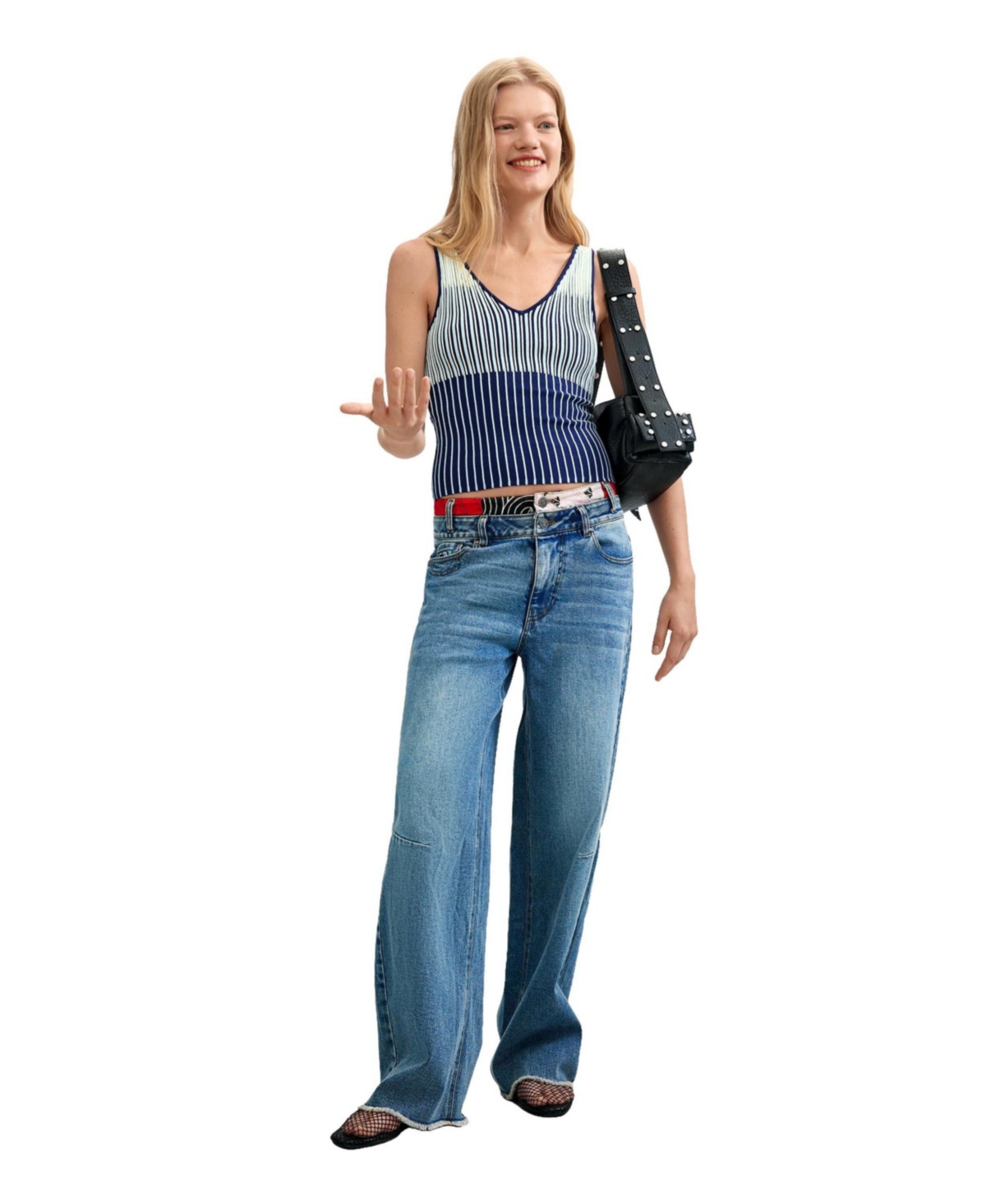 Click here for Desigual Womens Jeans pants 100 cotton - Dark blue prices